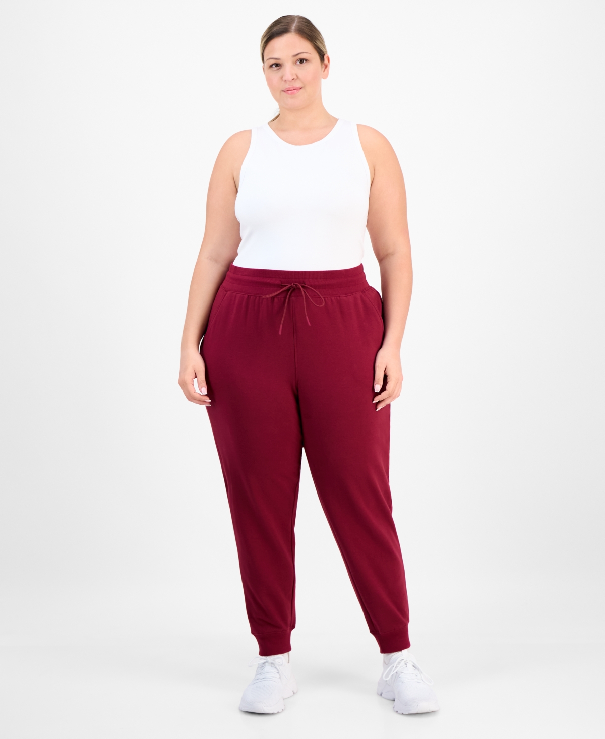 Click here for Id Ideology Plus Size Fleece Jogger Sweatpants  Cr... prices
