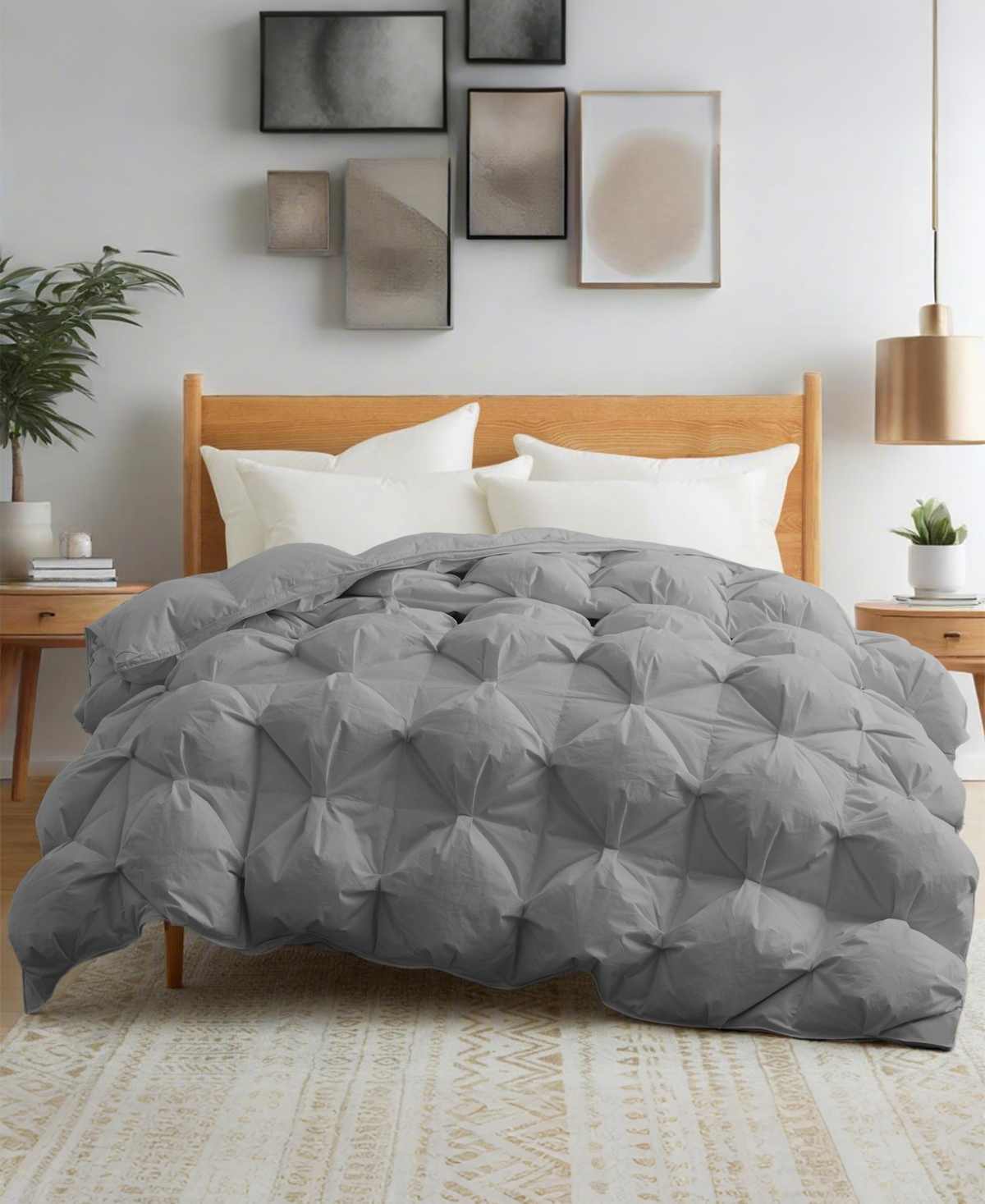 Click here for Unikome All Season Cotton Down Comforter  Full/Que... prices