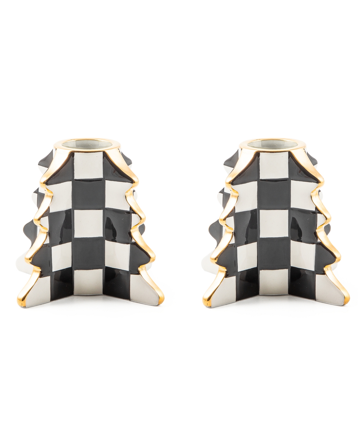 Click here for MacKenzie-Childs Check Tree Candle Holders  Set of... prices