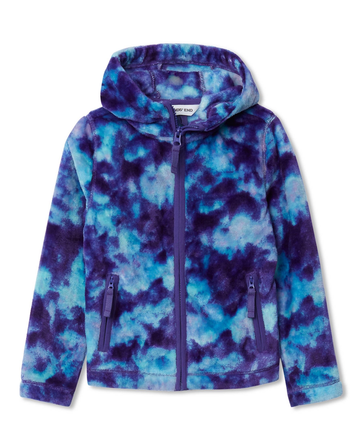 Click here for Lands End Girls Softest Fleece Hoodie - Plum myste... prices