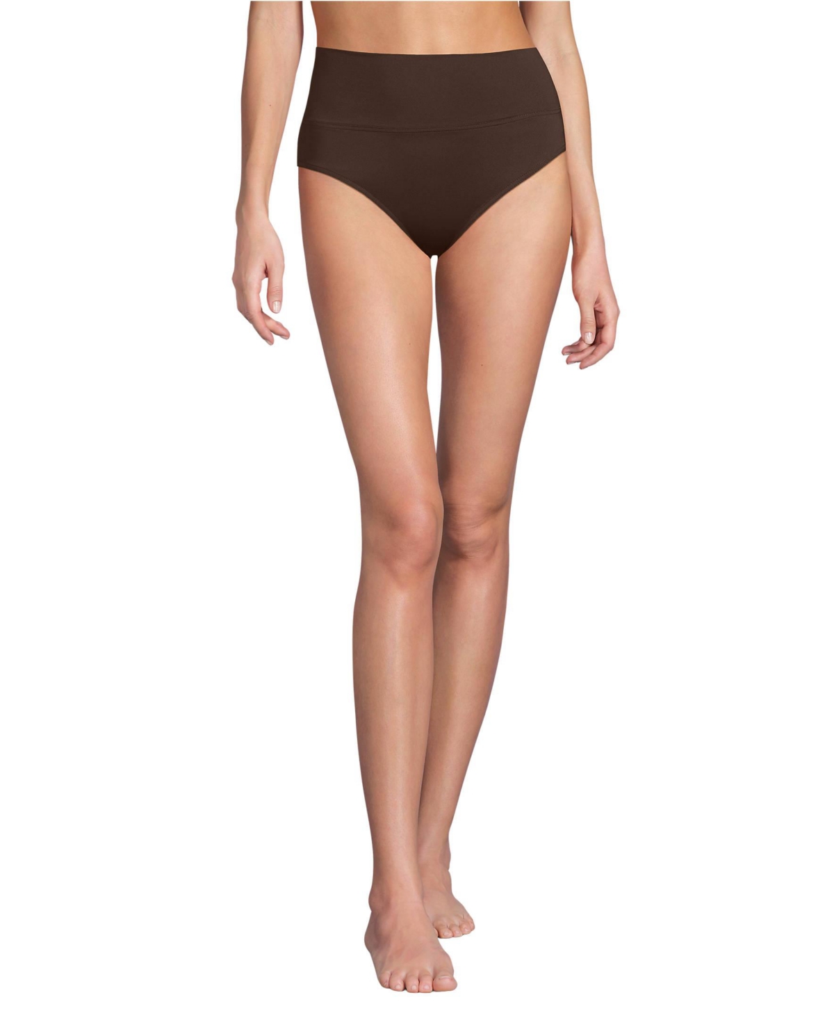 Click here for Lands End Womens Pinchless High Waisted Bikini Bot... prices