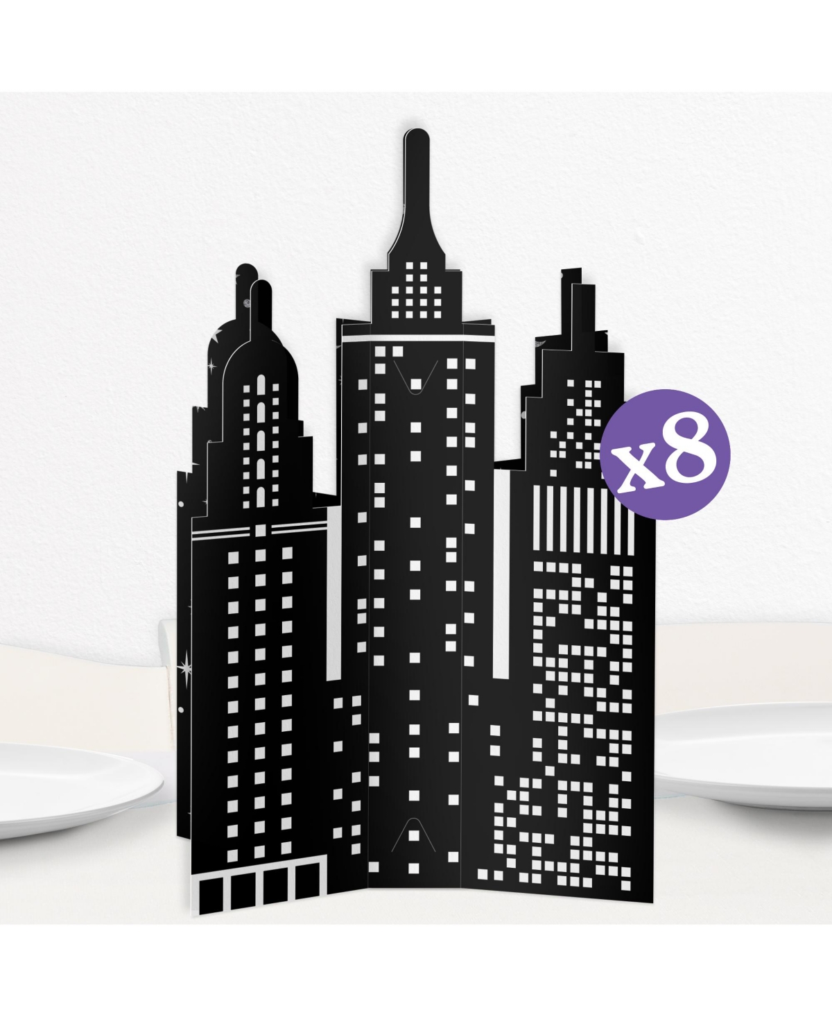 Click here for Big Dot of Happiness Freestanding 3D Nighttime Cit... prices