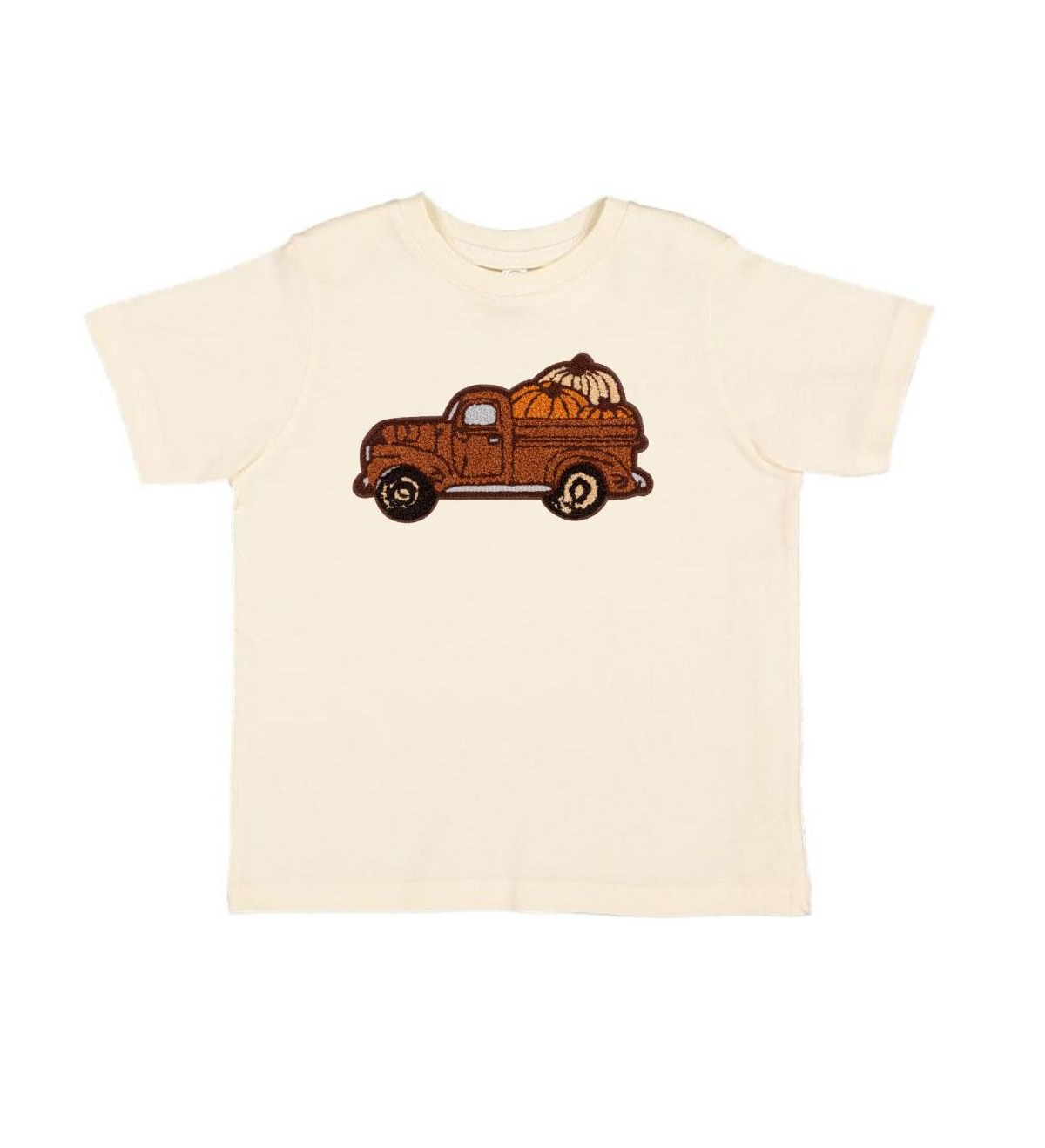 Click here for Sweet Wink Little and Big Boys Fall Truck Patch Sh... prices