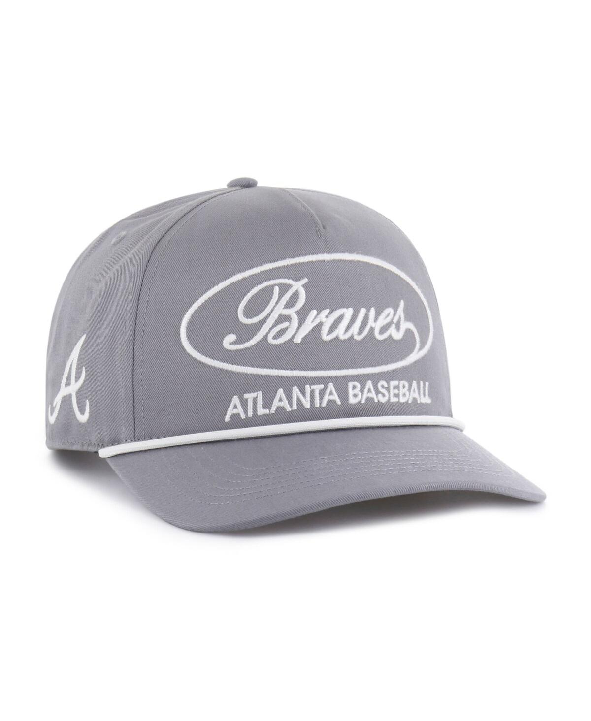 Click here for 47 Brand Mens Gray Atlanta Braves Foundational Hit... prices