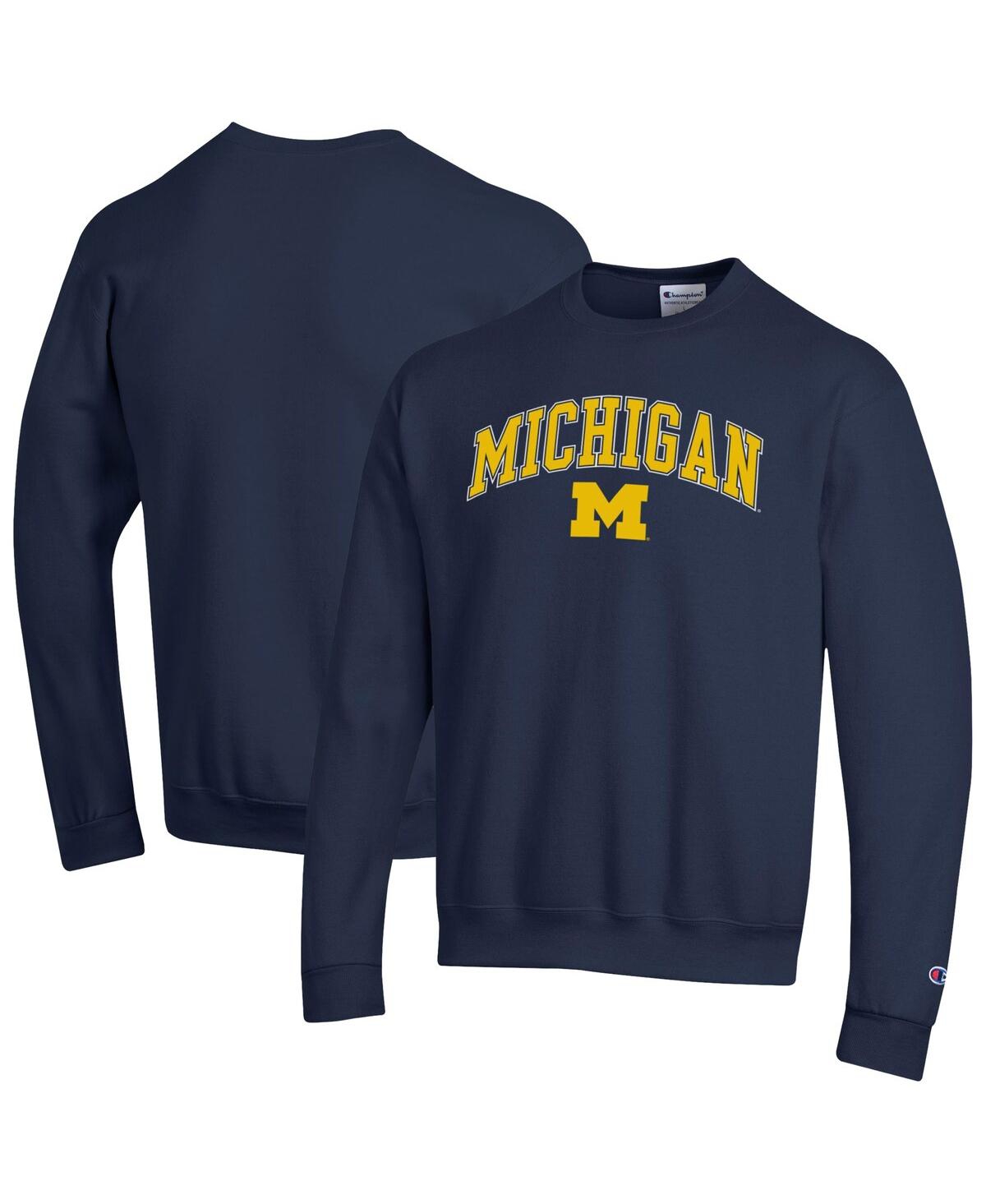 Click here for Champion Mens Navy Michigan Wolverines Arch Over L... prices