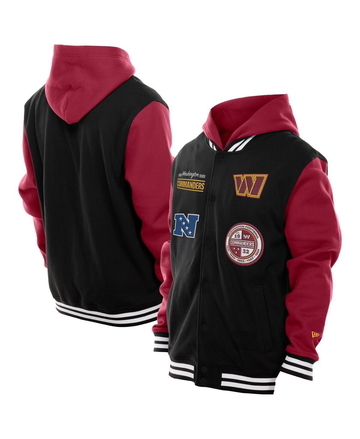 Click here for New Era Mens Black Washington Commanders Full-Snap... prices