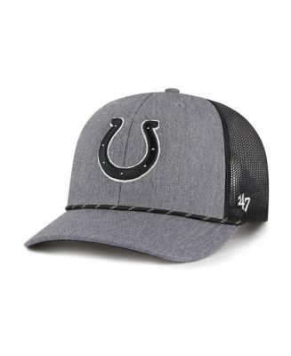 '47 Brand Men's Heather Charcoal Indianapolis Colts Carbon Rope Trucker ...