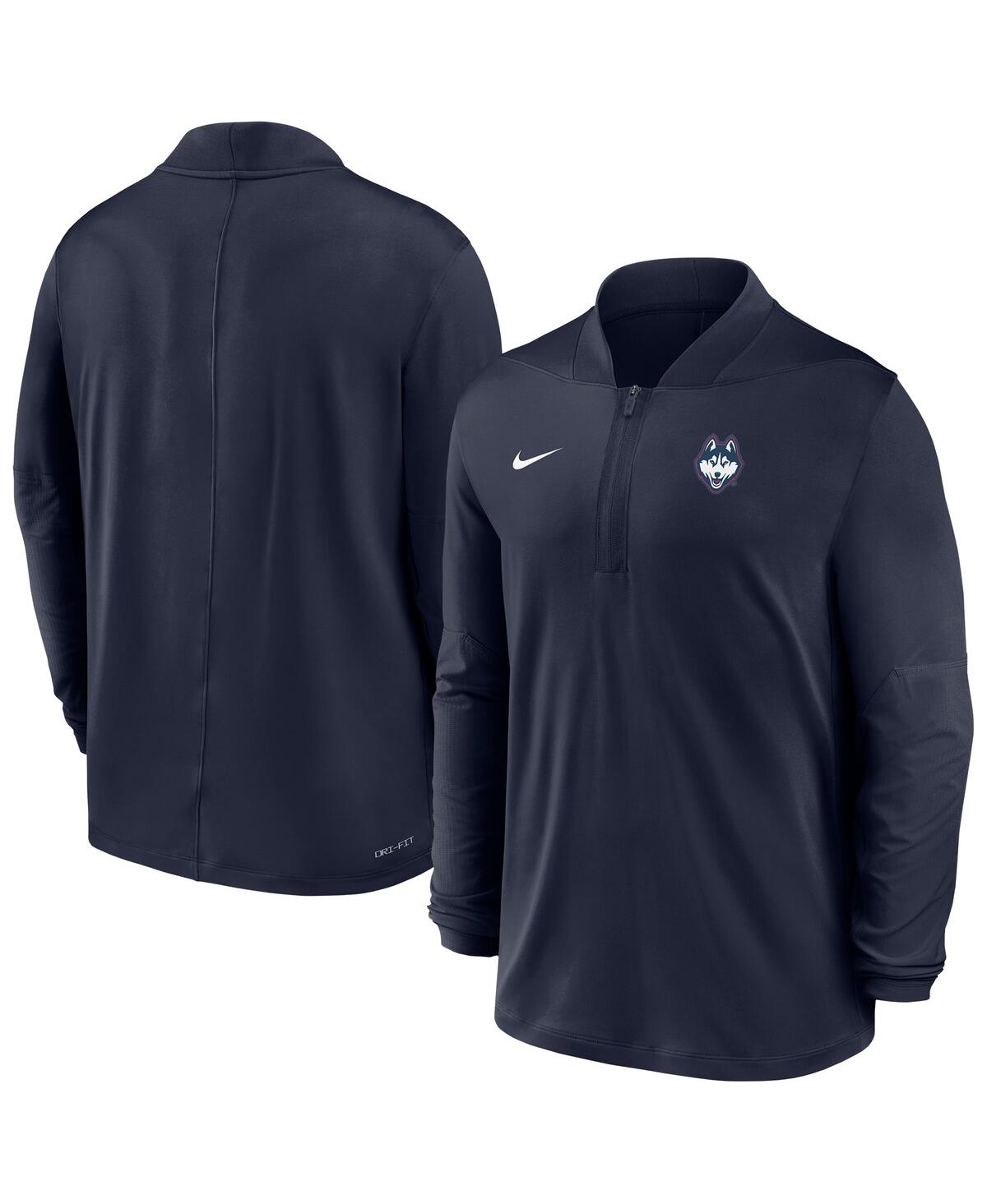 Click here for Nike Mens Navy UConn Huskies Dri-fit Half-Zip Pull... prices