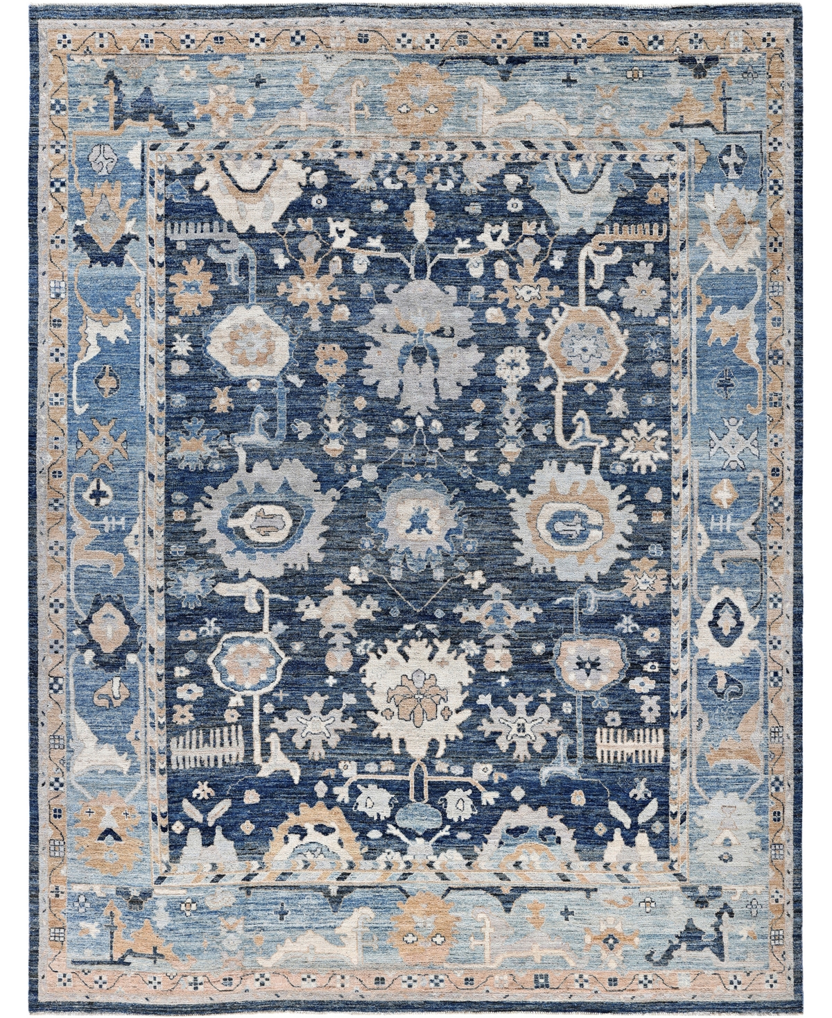 Click here for Adorn Hand Woven Rugs Colorful Oushak M0103-39 91x... prices