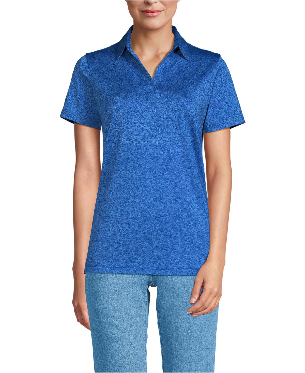 Click here for Lands End Womens Rapid Dry Short Sleeve Space Dye... prices