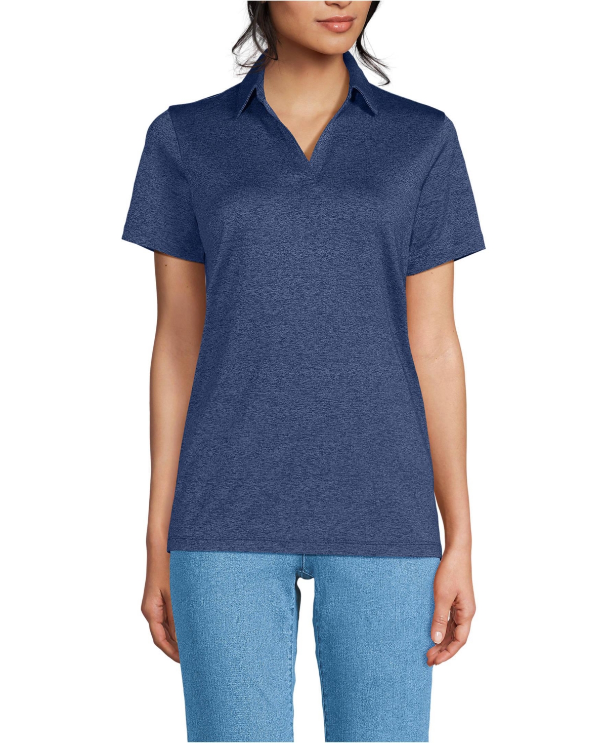 Click here for Lands End Womens Rapid Dry Short Sleeve Space Dye... prices