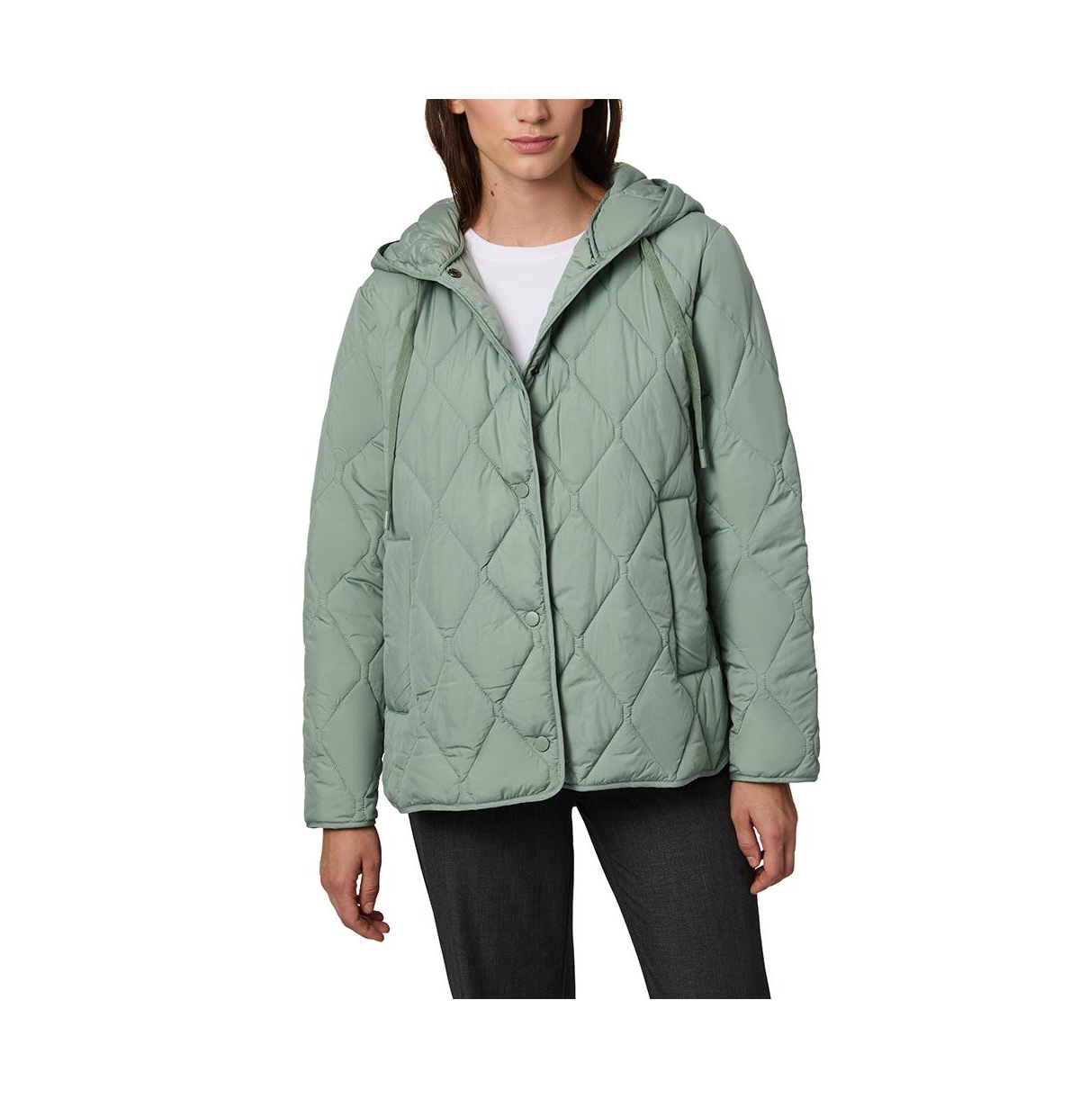 Click here for Bernardo Womens Relaxed Hooded Puffer - Cool sage prices