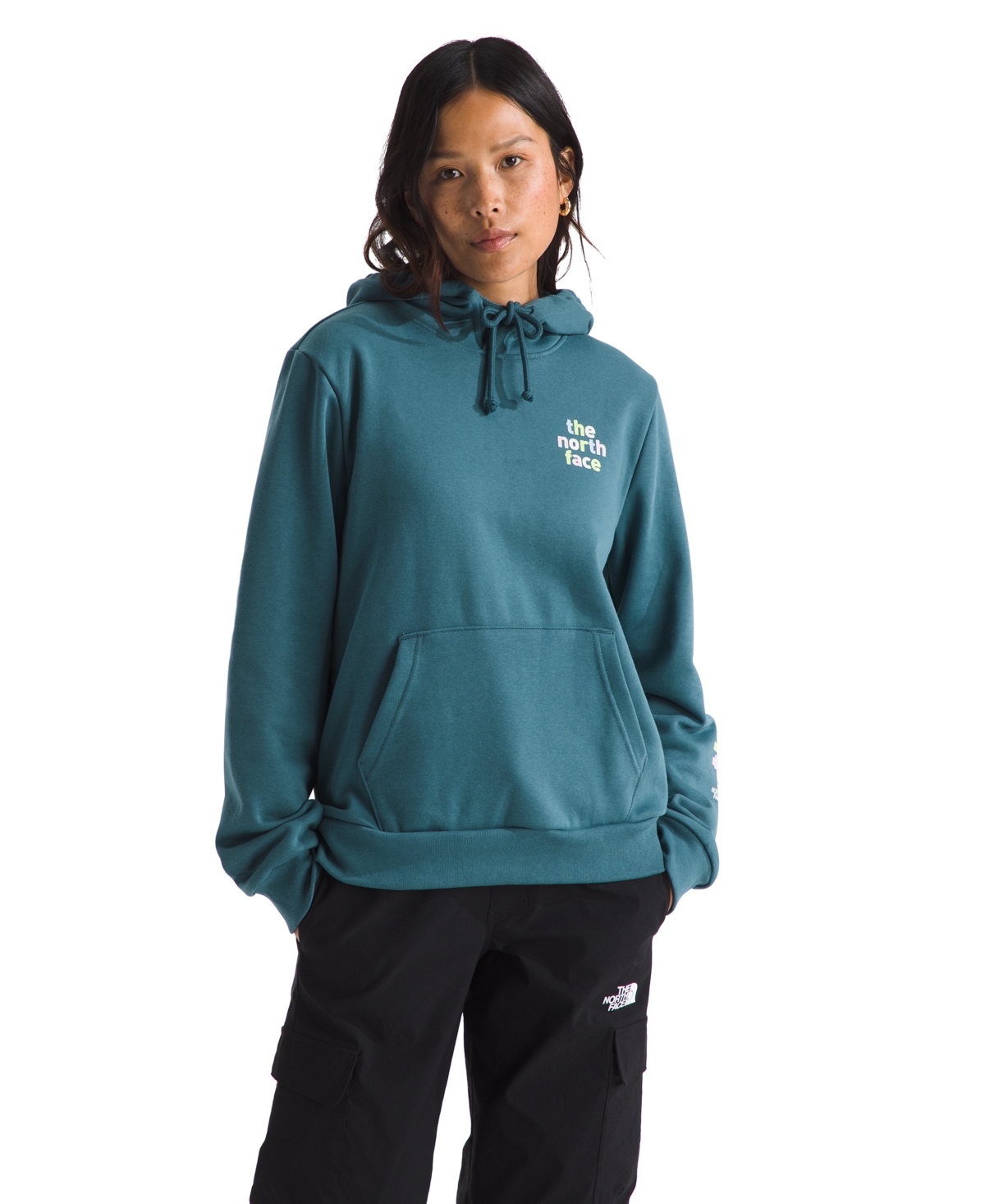 The North Face Womens Evolution Proud Logo Detail Hoodie - Space