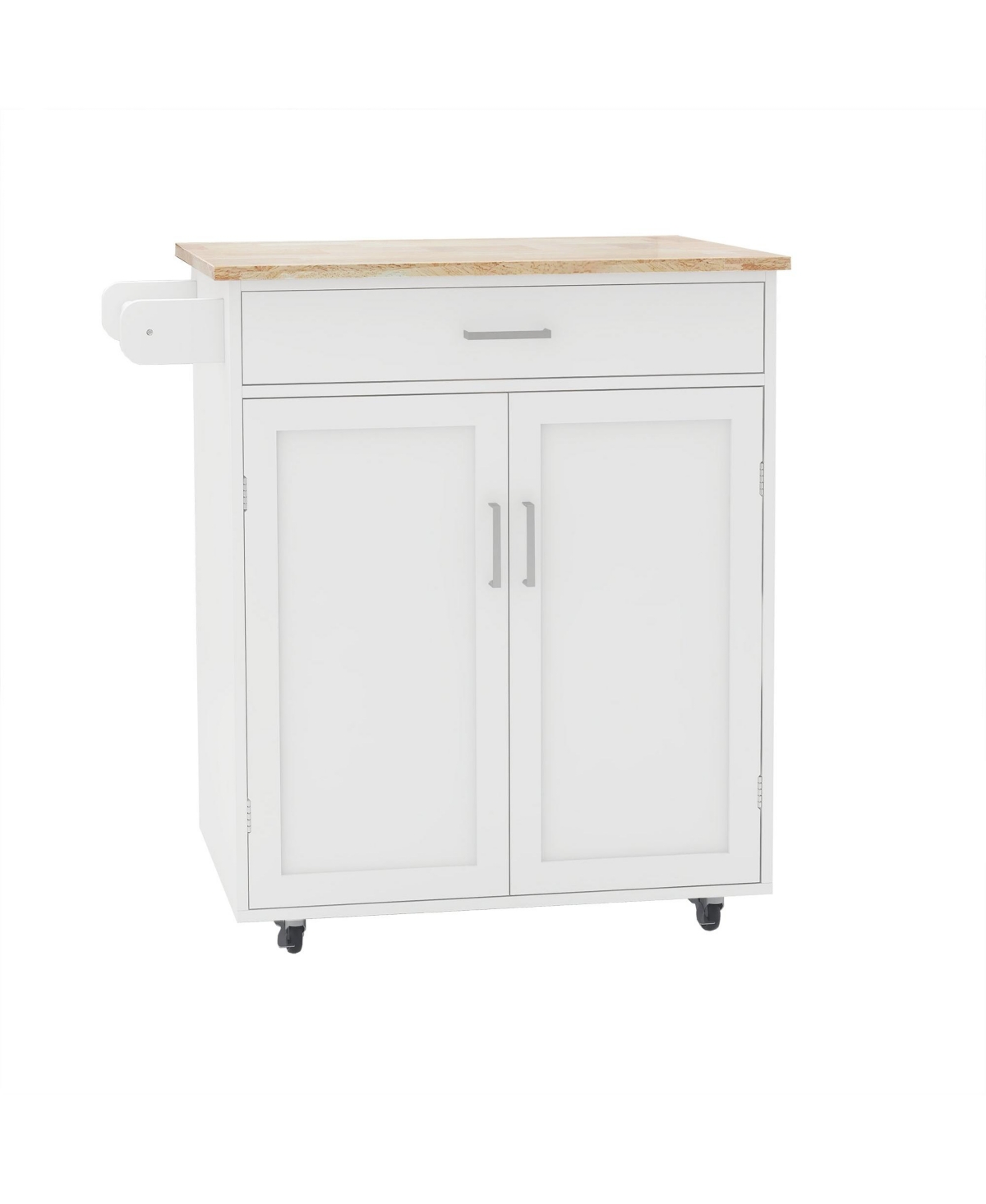Click here for Casainc Kitchen Island Cart with Rubber Wood Top... prices