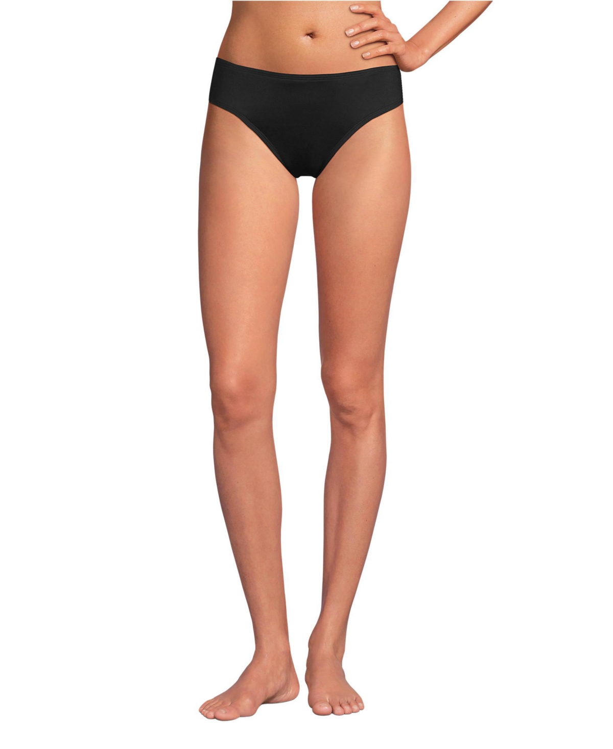 Click here for Lands End Womens Hipster Bikini Bottoms - Black prices