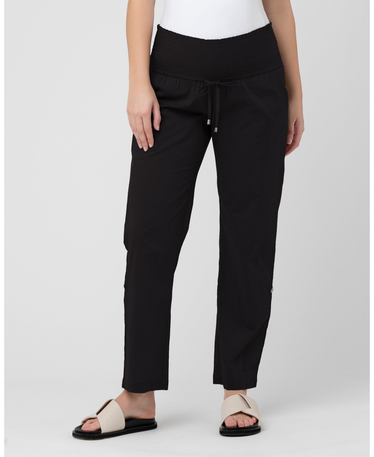 Click here for Ripe Maternity Maternity Philly Cotton Pant - Blac... prices