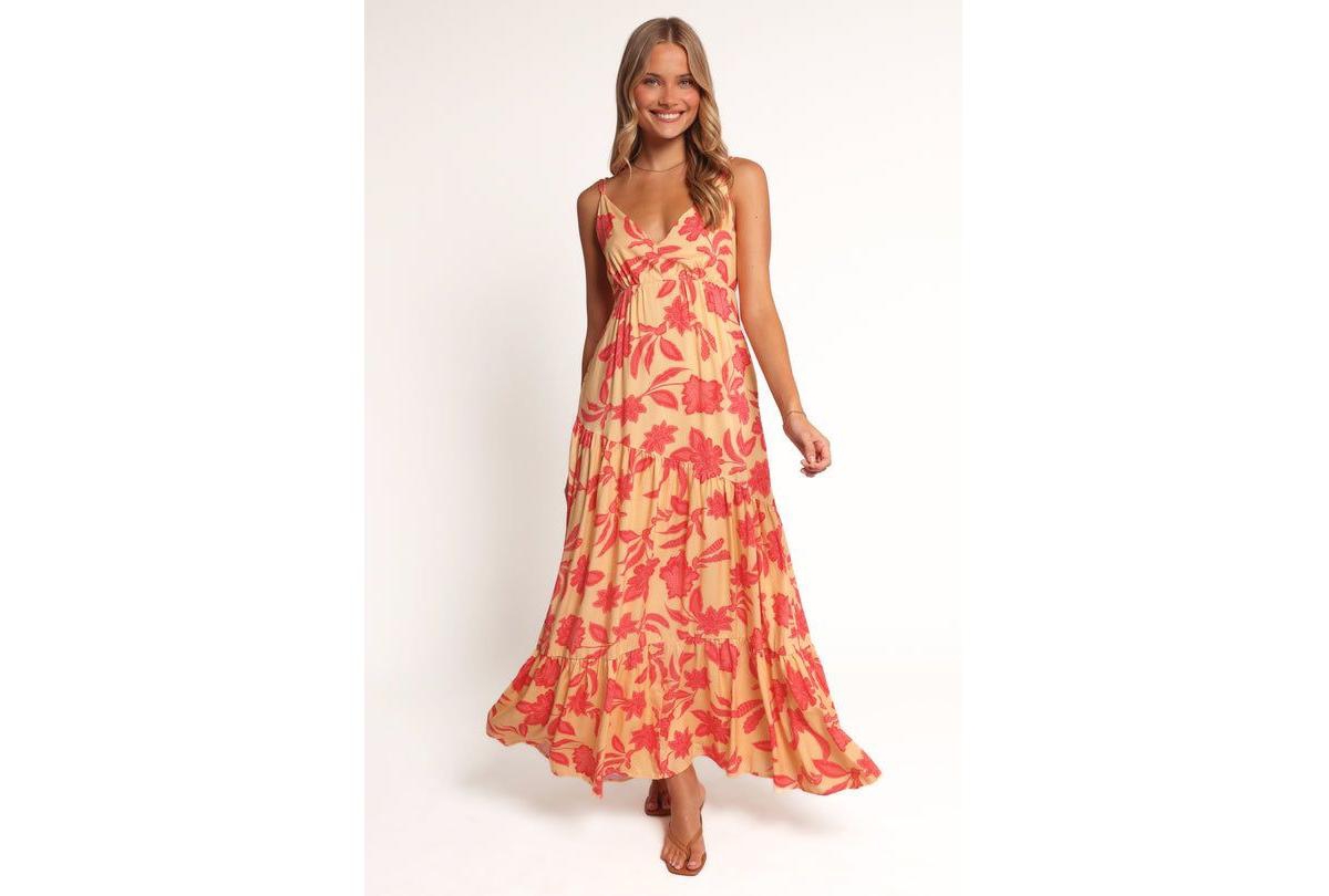 Click here for Petal and Pup Womens Forbes Maxi Dress - Red flora... prices