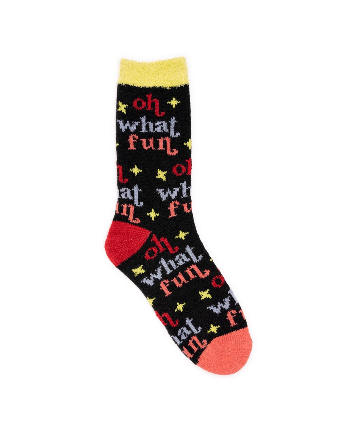 Click here for Muk Luks Tall Holiday Double Layer Socks - Black/m... prices