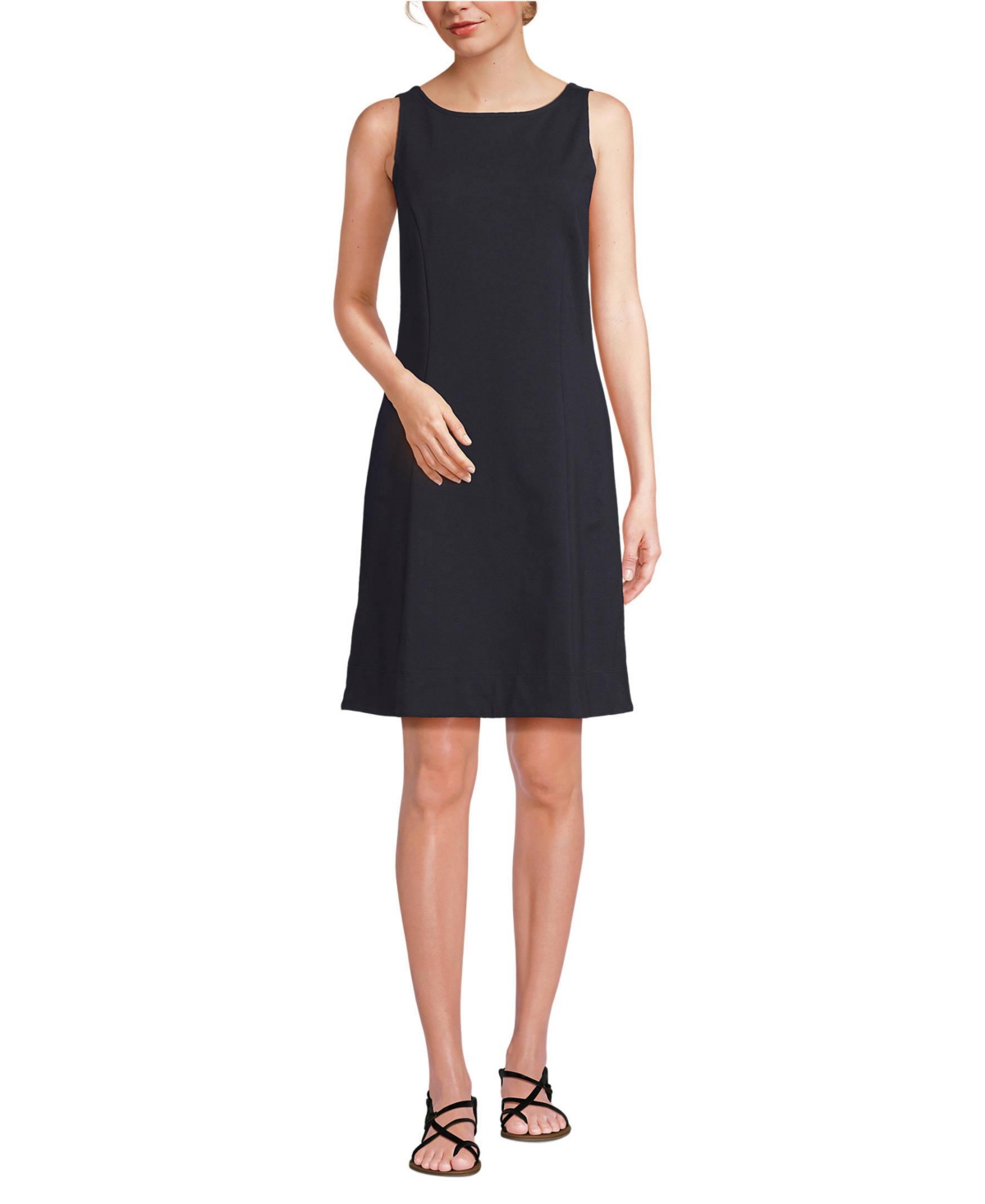 Click here for Lands End Womens Starfish Sleeveless Shift Dress -... prices