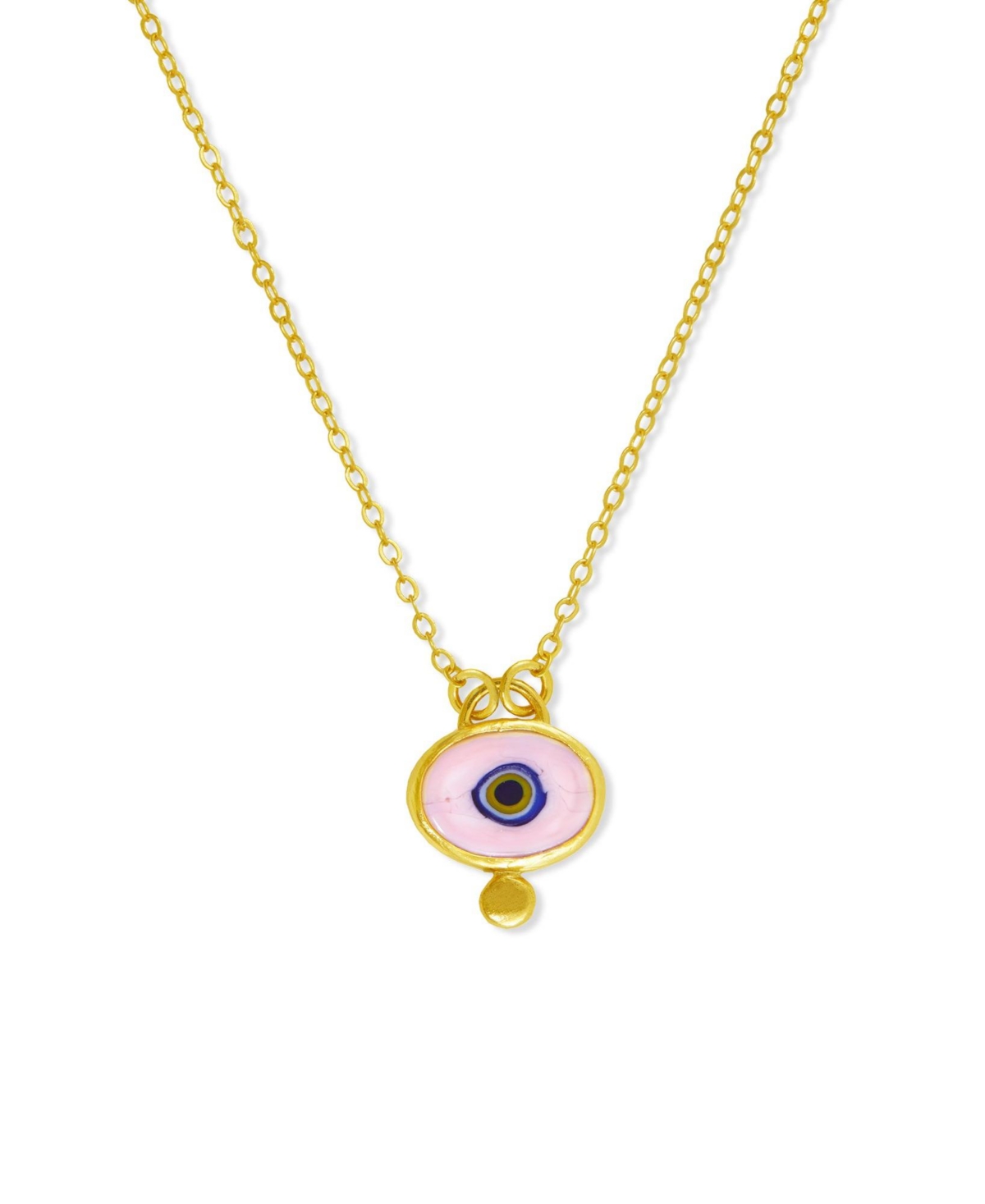 Click here for Ottoman Hands Alara Evil Eye Pendant Necklace - Pi... prices