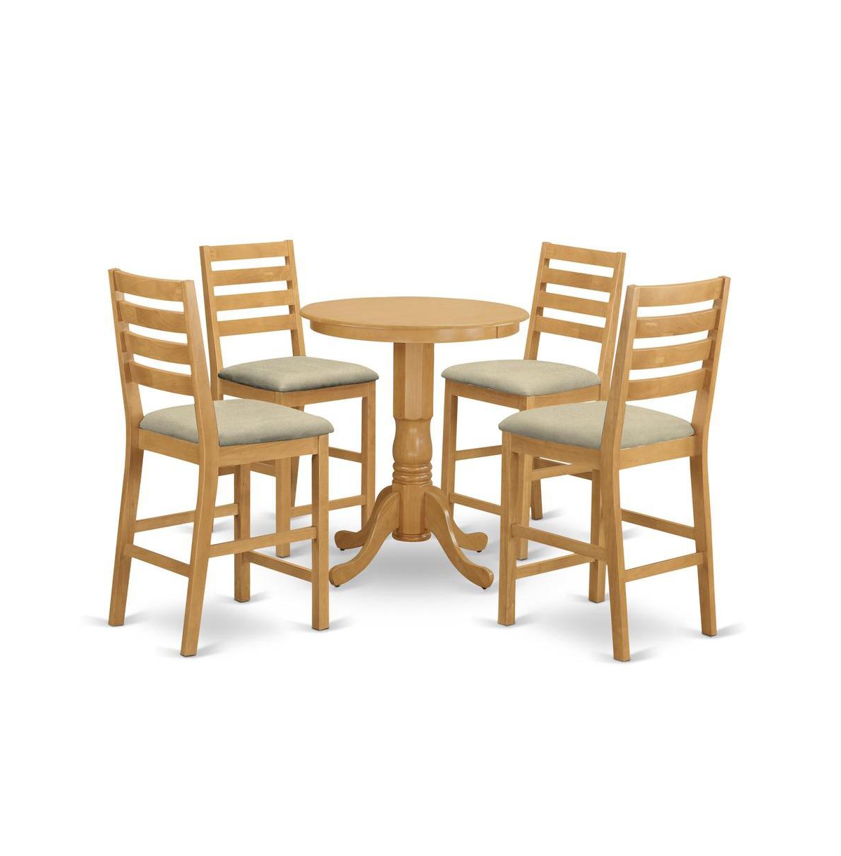 Click here for East West Furniture EDCF5-oak-c 5 Pc Dining counte... prices