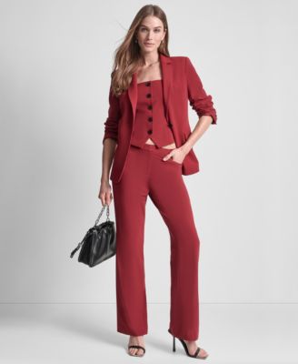 Click here for Dkny Womens Padded Shoulder One Button Jacket Mode... prices