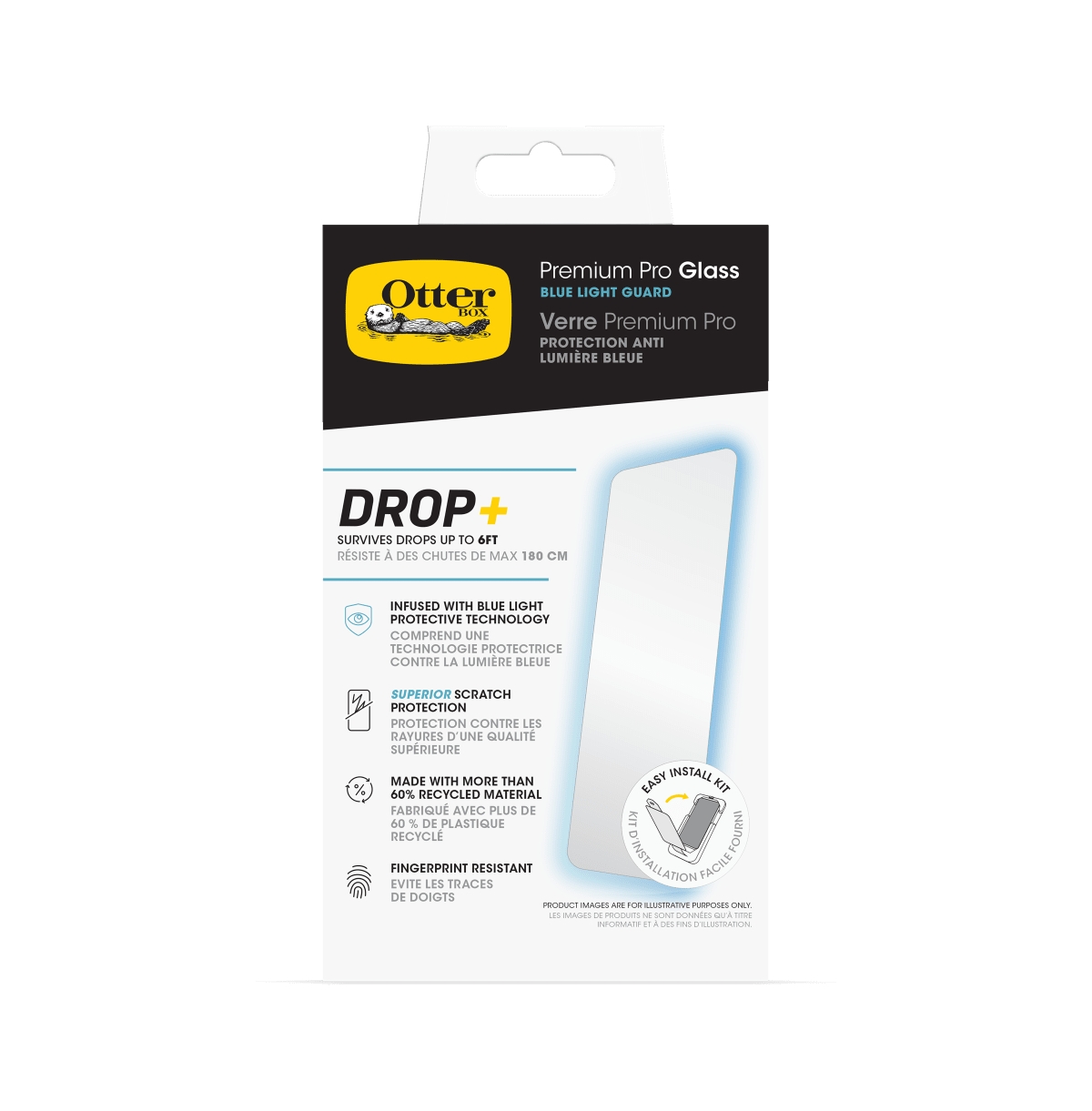 Click here for OtterBox Premium Pro Glass Antimicrobial Blue Ligh... prices