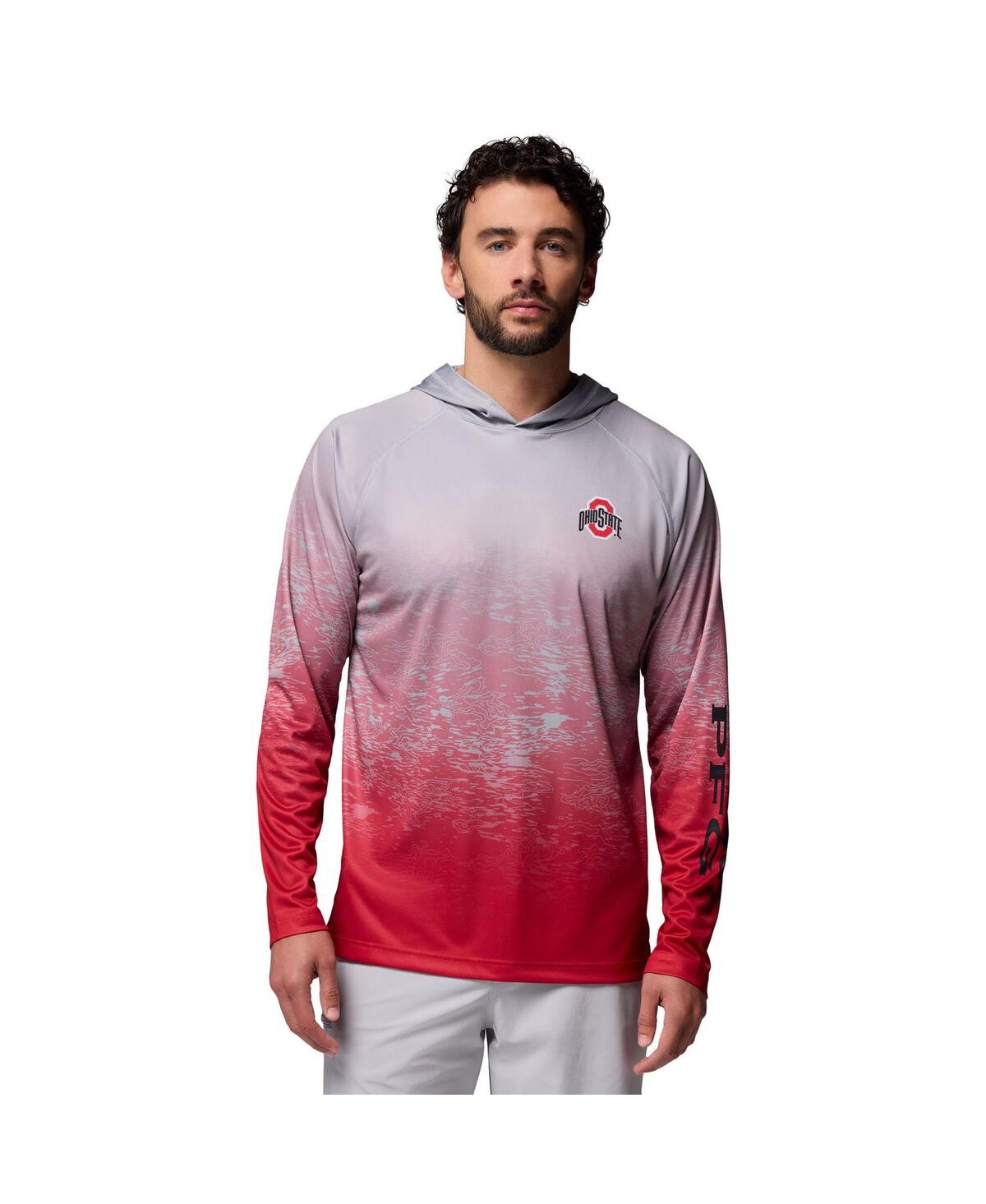 Click here for Columbia Mens Gray Ohio State Buckeyes Pfg Gradien... prices