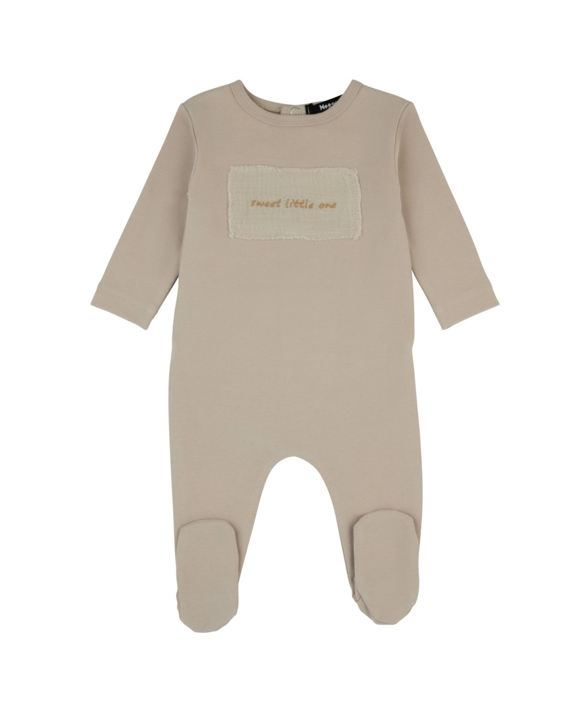 Click here for NoggiWear Boys Cotton Muslin Patch Footie - Beige prices