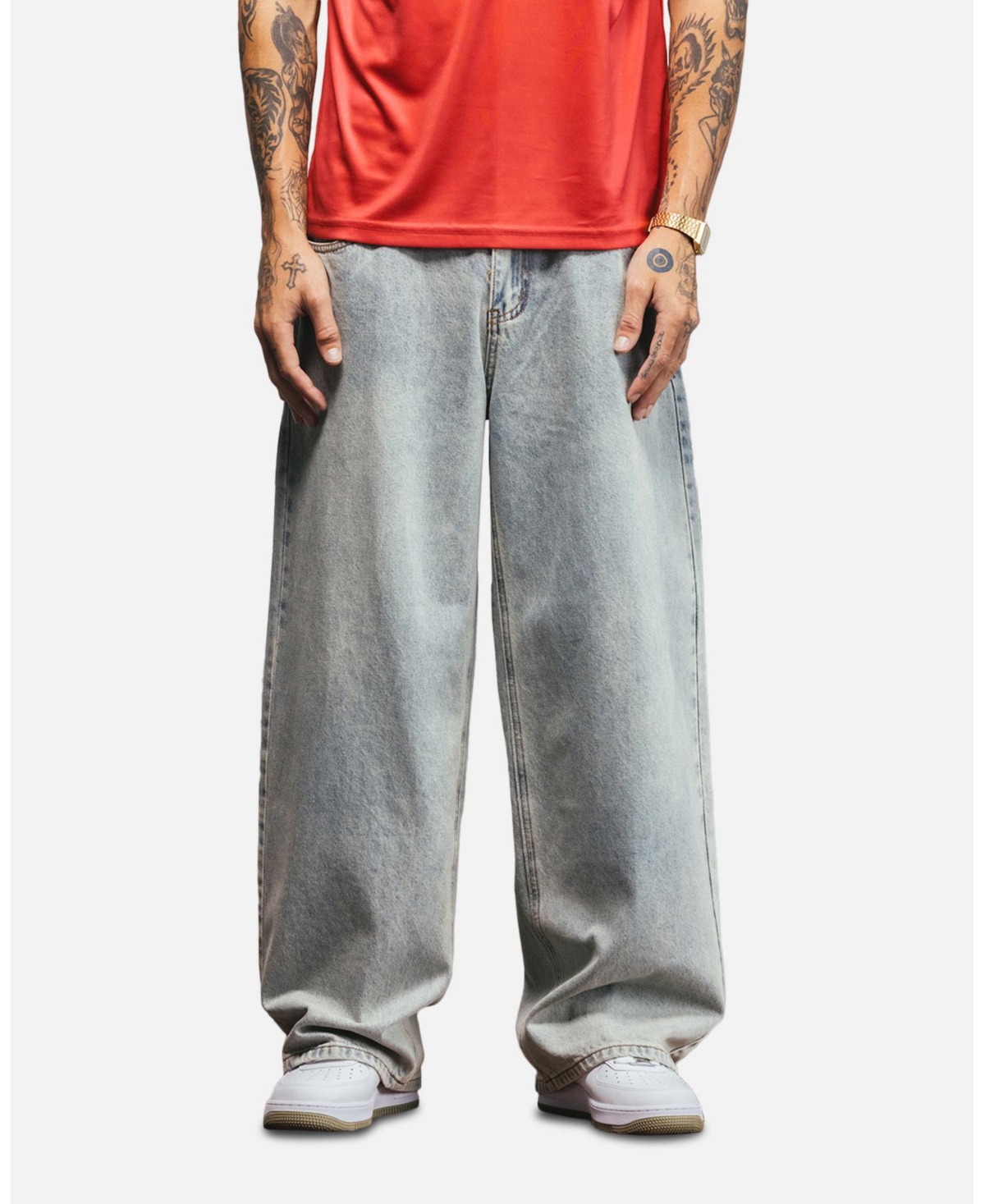 Click here for Carre Mens Subway Jeans - Dirty blue prices