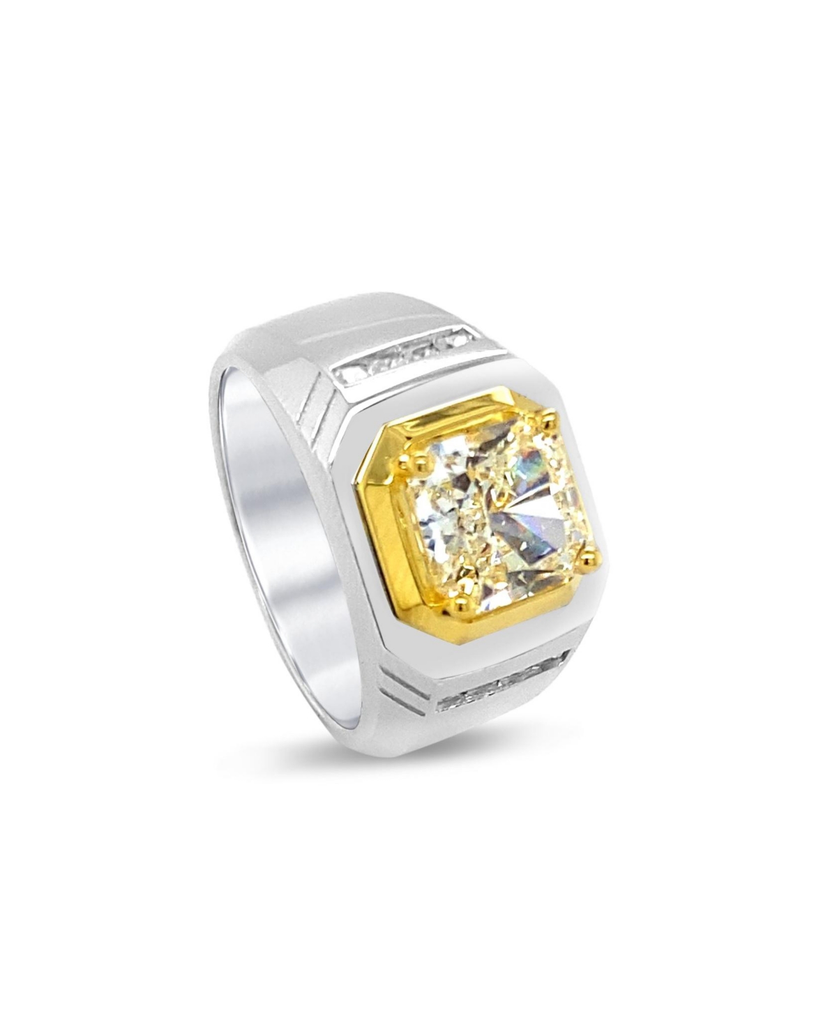 Click here for Anna Zuckerman Ideal Roman Mens Ring - Canary yell... prices