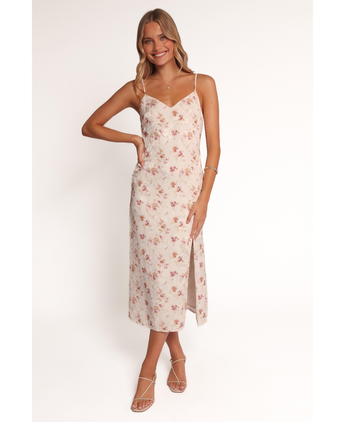 Click here for Petal and Pup Womens Elysian Maxi Dress - Pink prices