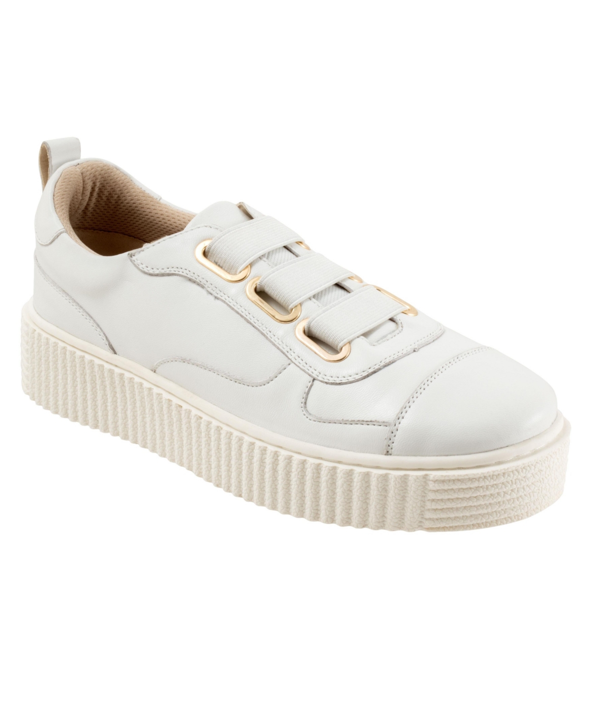 Click here for Trotters Bliss Sneaker - White prices