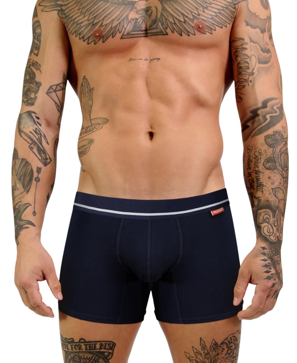 Click here for Mosmann Australia Mens Bamboo Trunks - Royale - Da... prices