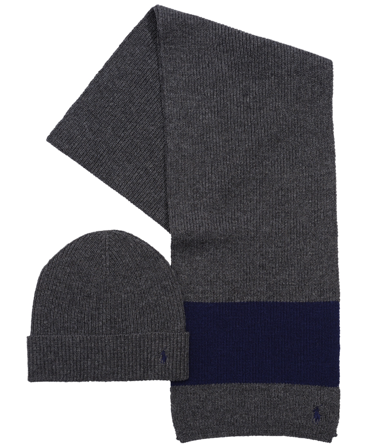 Click here for Polo Ralph Lauren Mens Rugby Stripe 2-Piece Hat an... prices