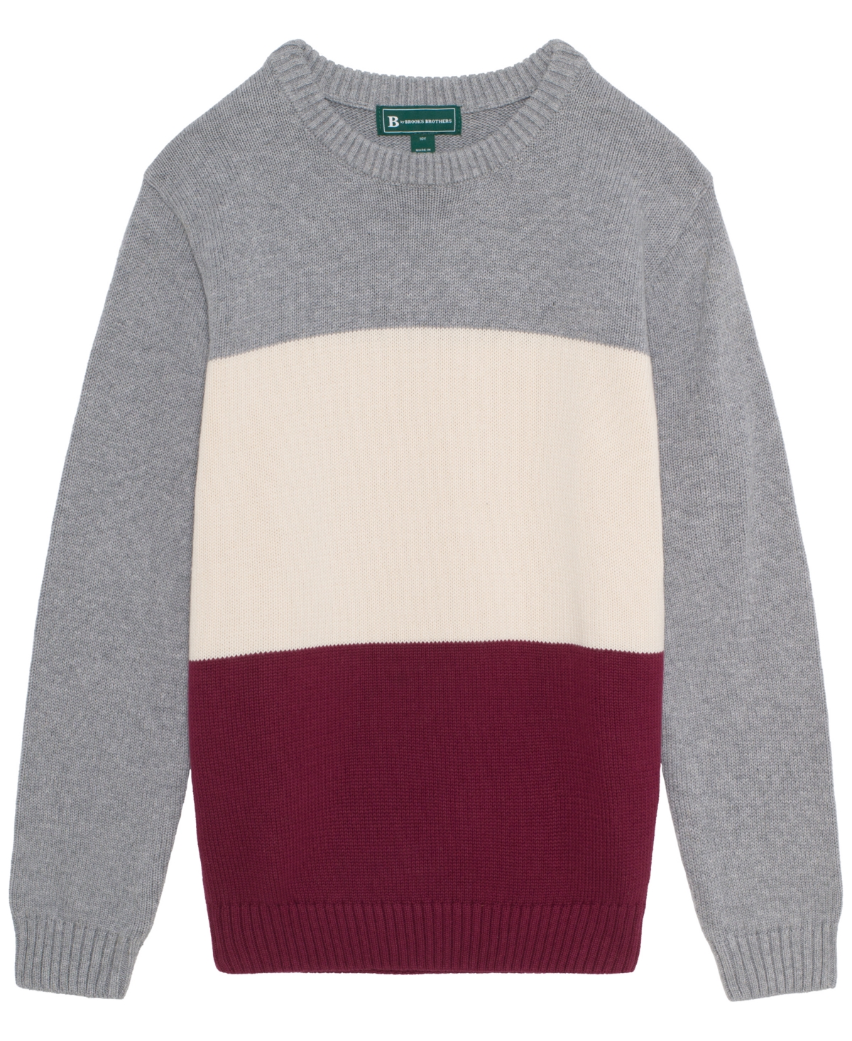 Click here for B By Brooks Brothers Big Boys Color Block Sweater... prices