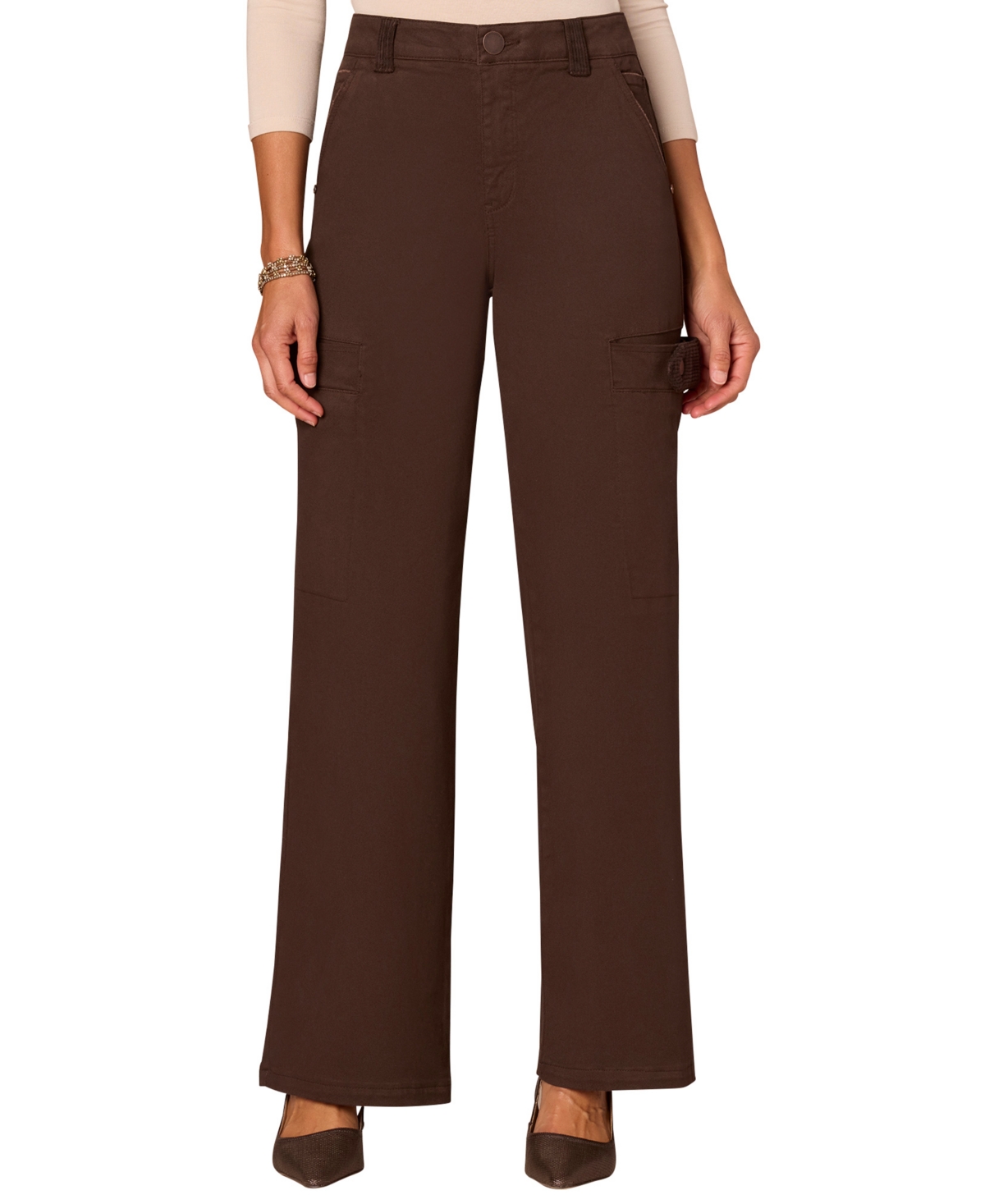 Click here for Democracy Womens Ab Solution Skyrise Straight-Leg... prices