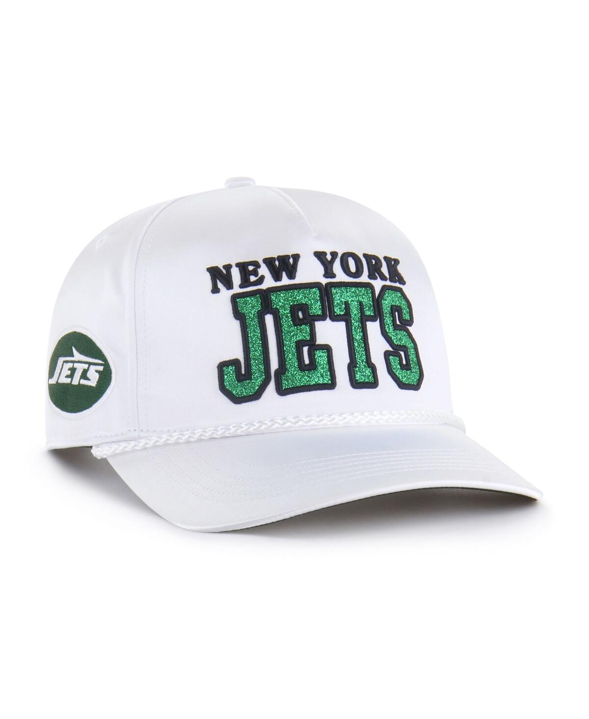 Click here for 47 Brand Womens White New York Jets Outspoken Hitc... prices