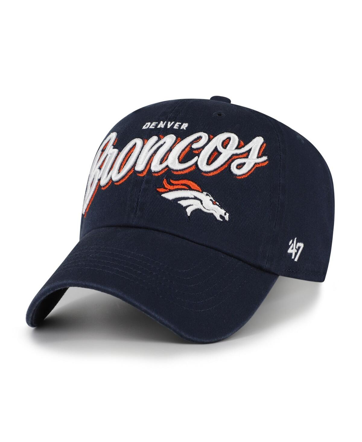 Click here for 47 Brand Womens Navy Denver Broncos Ariana Clean U... prices
