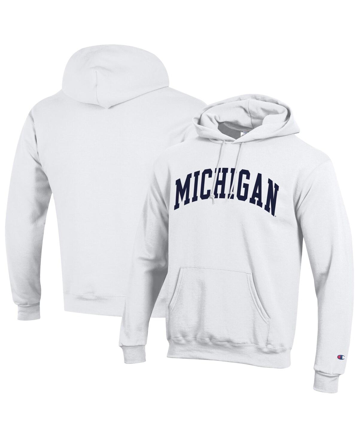 Click here for Champion Mens White Michigan Wolverines Basic Arch... prices