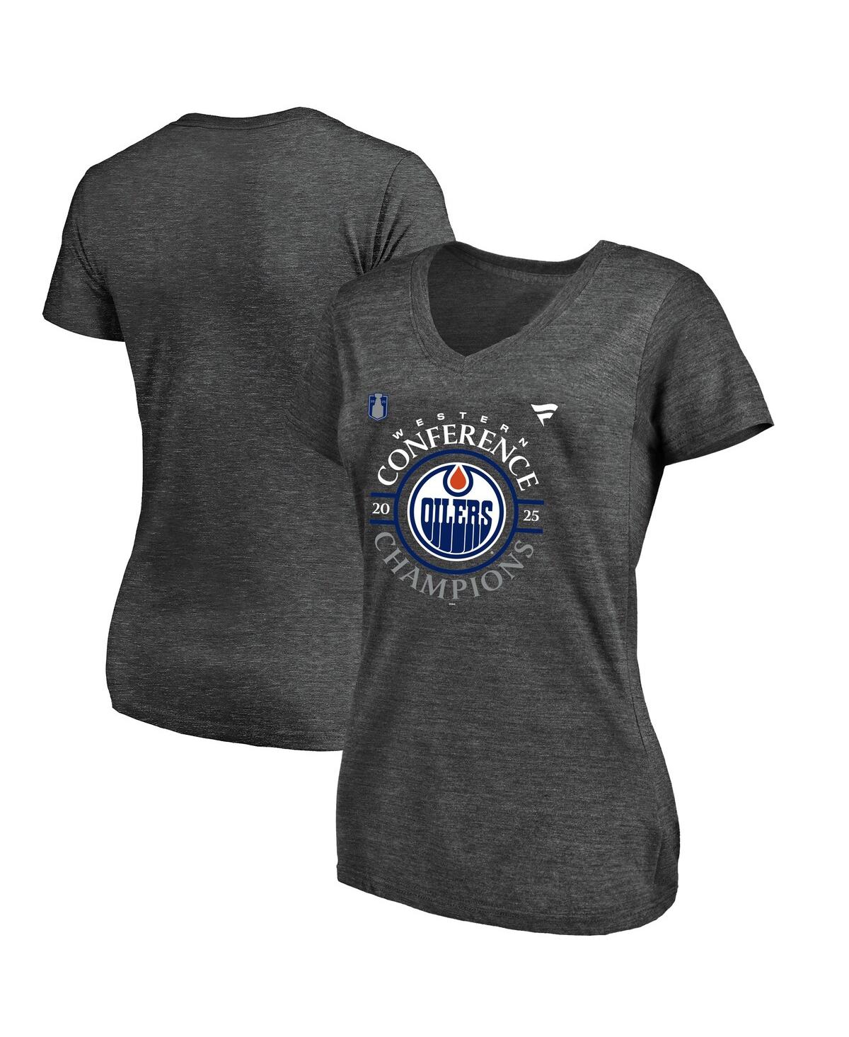 Click here for Fanatics Womens Heather Charcoal Edmonton Oilers 2... prices
