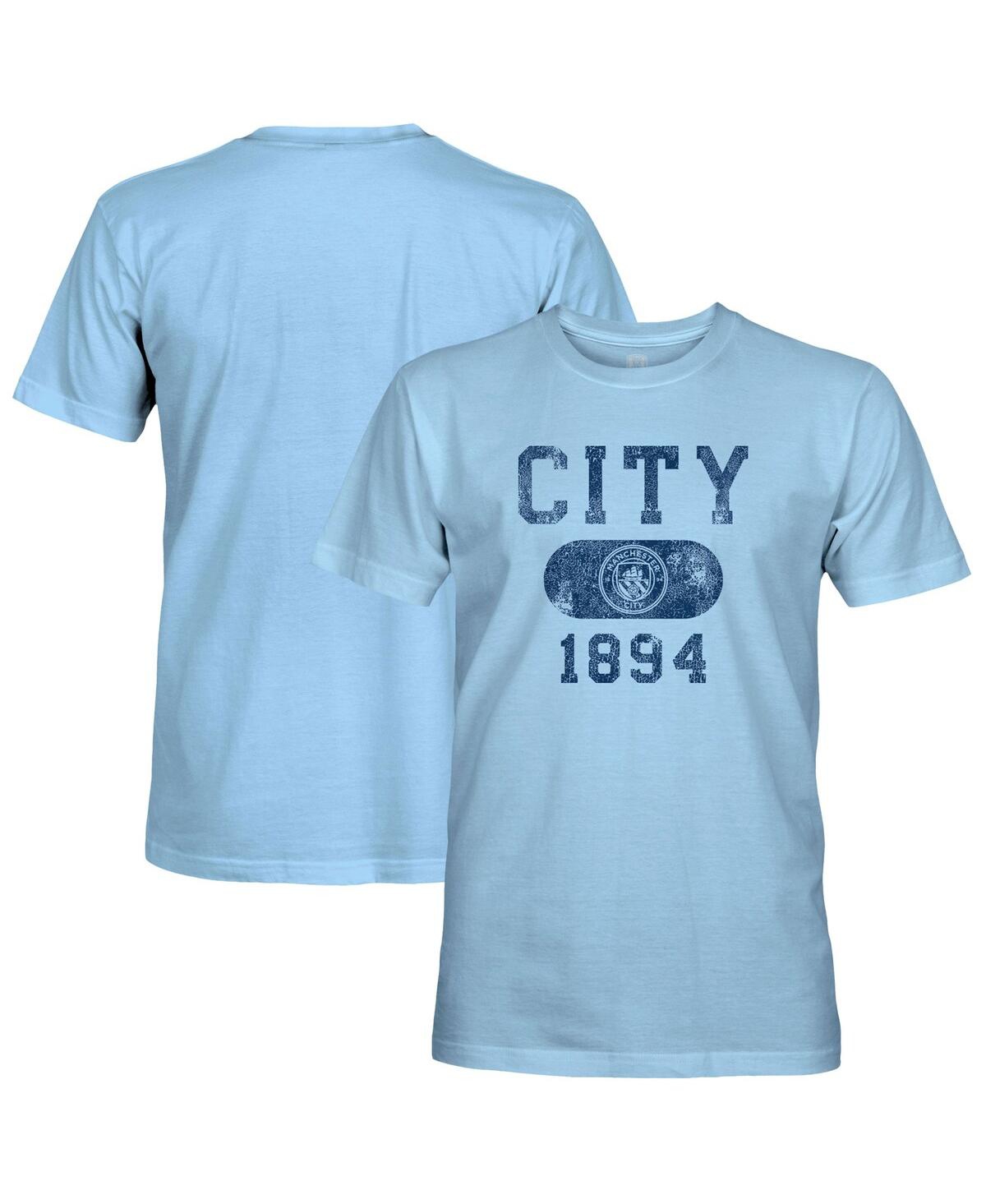 Click here for 1863FC Mens Sky Blue Manchester City Bubble T-Shir... prices