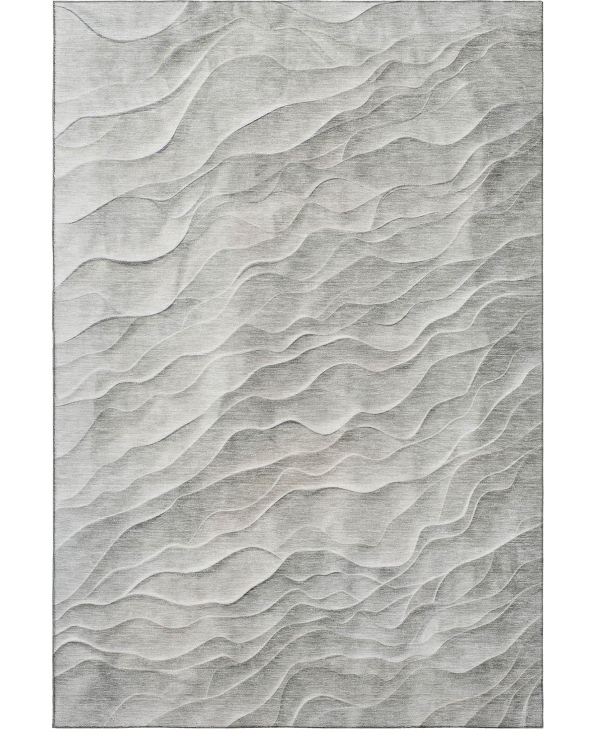 Click here for Dalyn Pacifica PA1 3x5 Area Rug - Gray  Beige prices