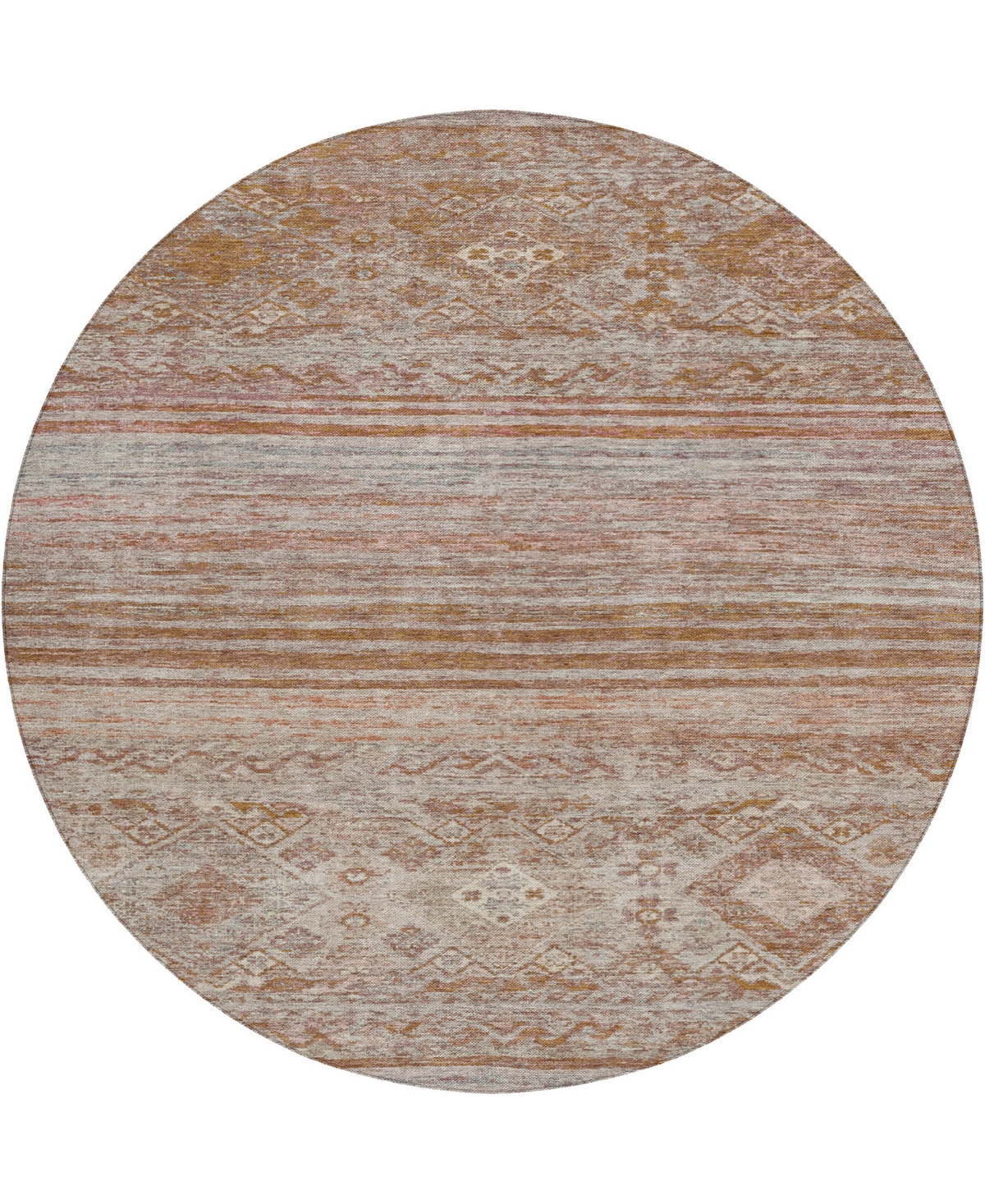 Click here for Dalyn Karaj KJ4 8x8 Round Area Rug - Copper prices