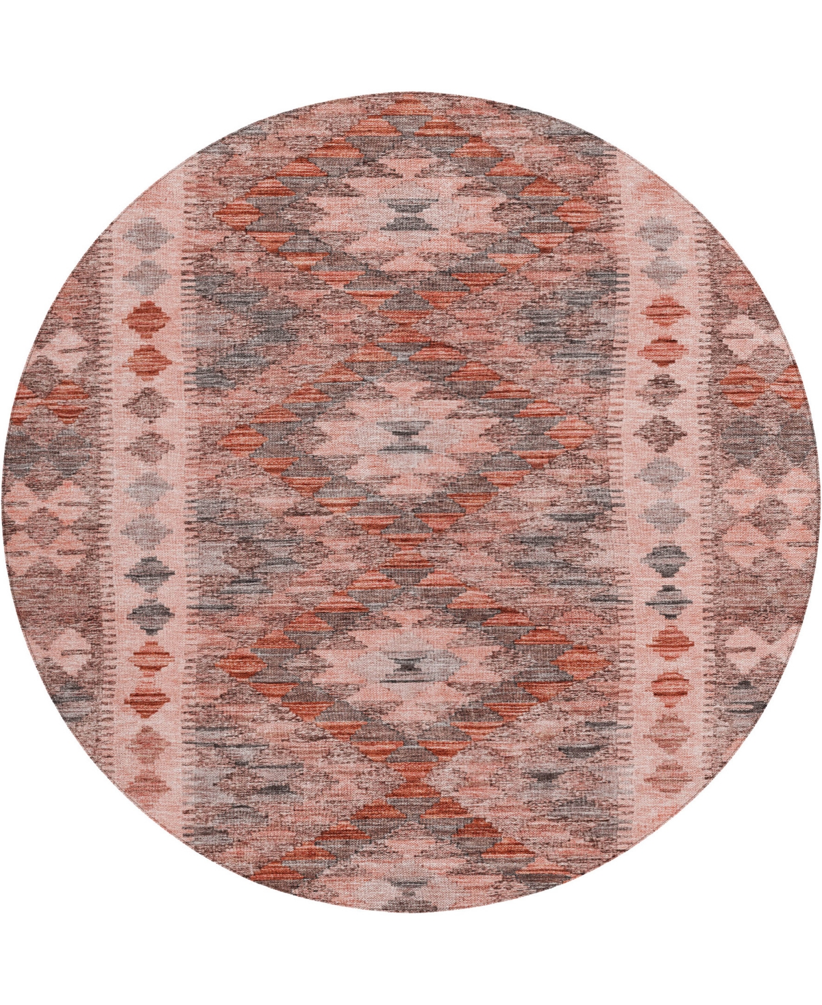 Click here for Dalyn Solace SL13 8x8 Round Area Rug - Terracotta prices