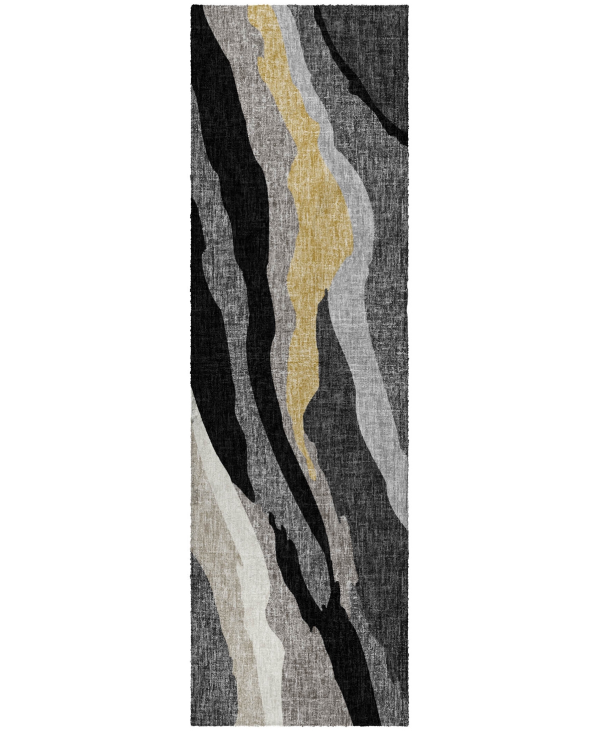Click here for Dalyn Lorenzo LN4 23x76 Runner Area Rug - Black prices