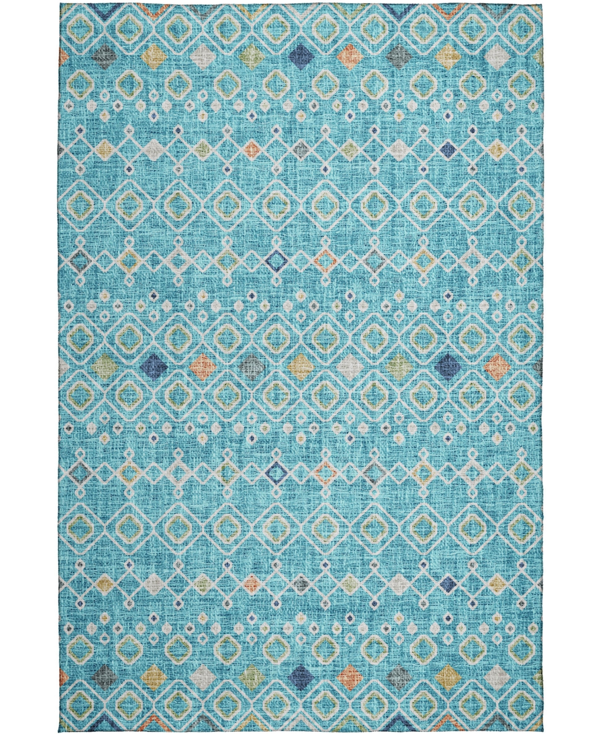 Click here for Dalyn Portico PO4 5x76 Area Rug - Aqua prices