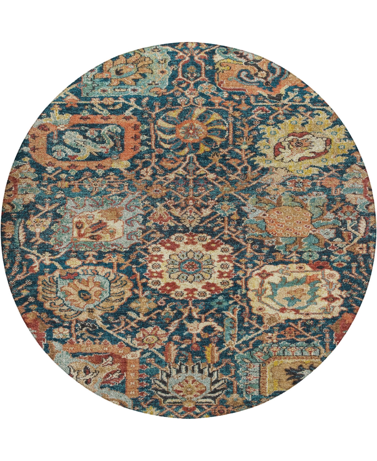 Click here for Dalyn Tabrook TB10 8x8 Round Area Rug - Navy prices