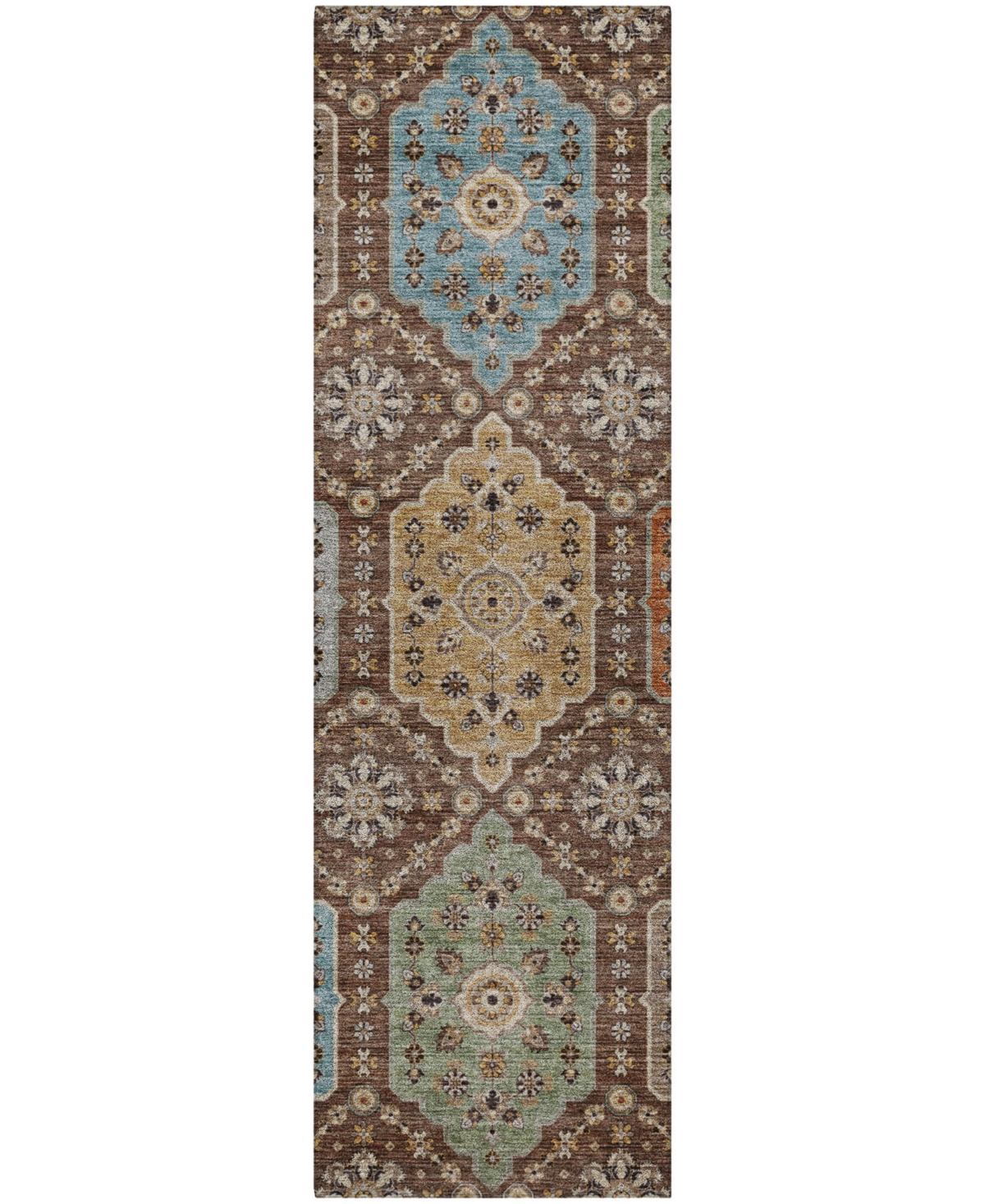 Click here for Dalyn Silk Road SR7 23x76 Runner Area Rug - Chocol... prices