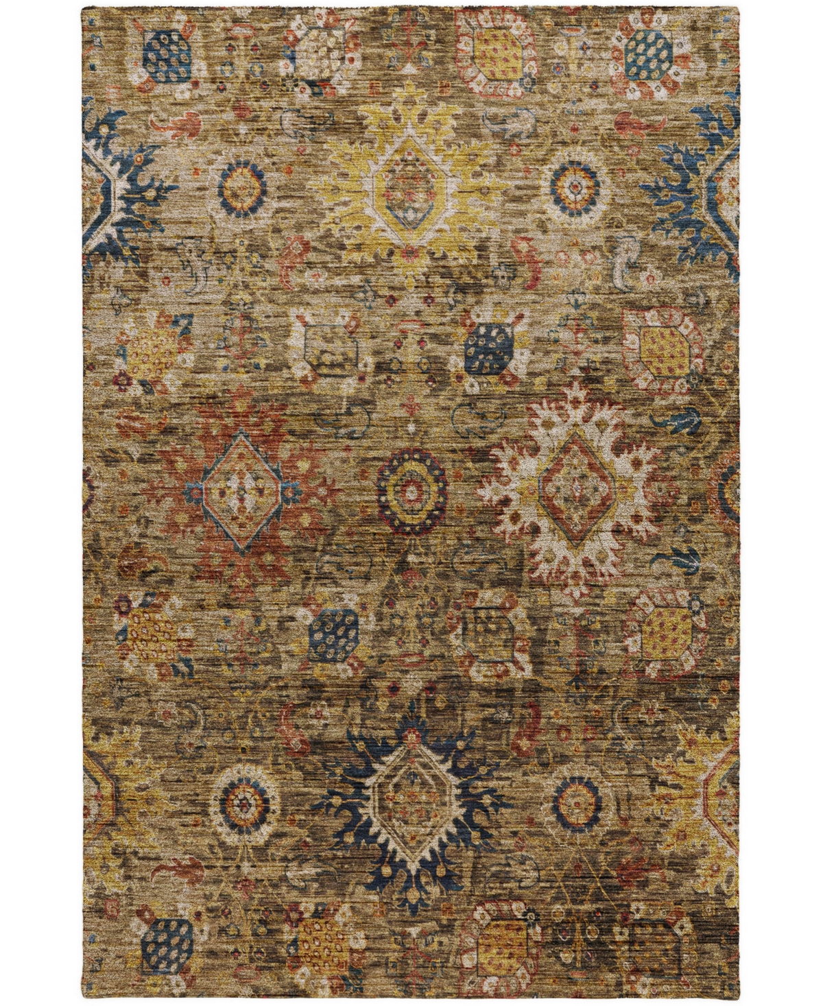 Click here for Dalyn Silk Road SR9 10x14 Area Rug - Camel  Blue prices